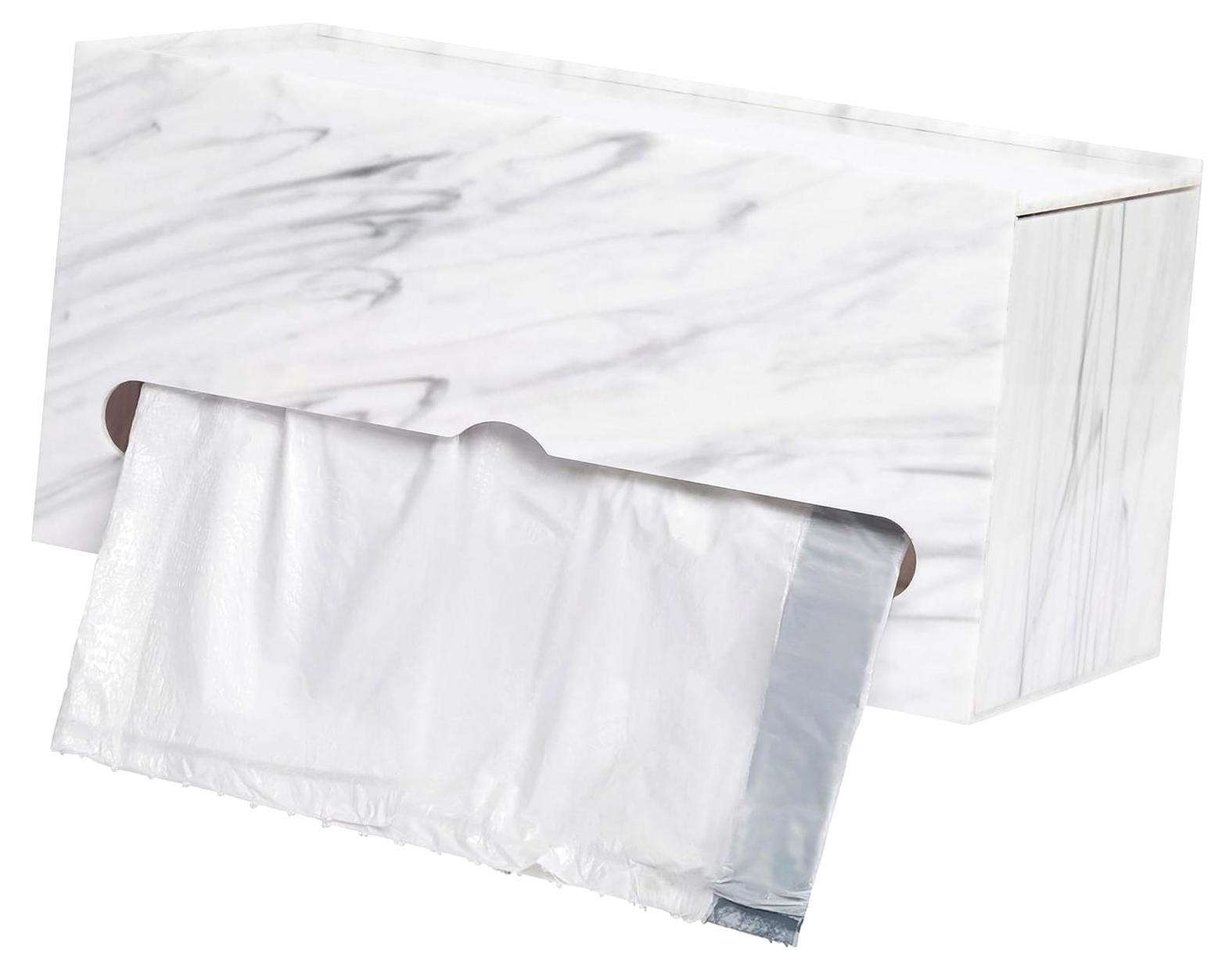 FREEAMG Acrylic Garbage Bag Dispenser, Countertop Or Wall-Mounted ...