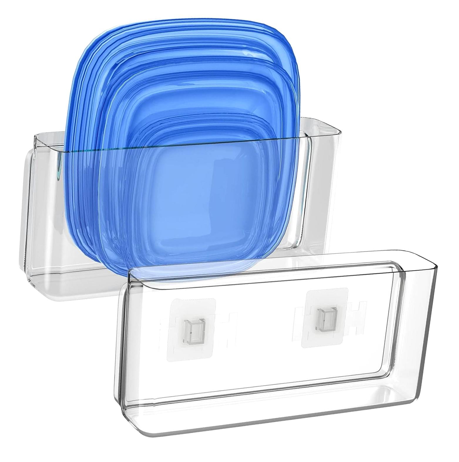 FREEAMG Acrylic Wall-Mounted Organizer 2-Pack, Multi-Purpose Over ...