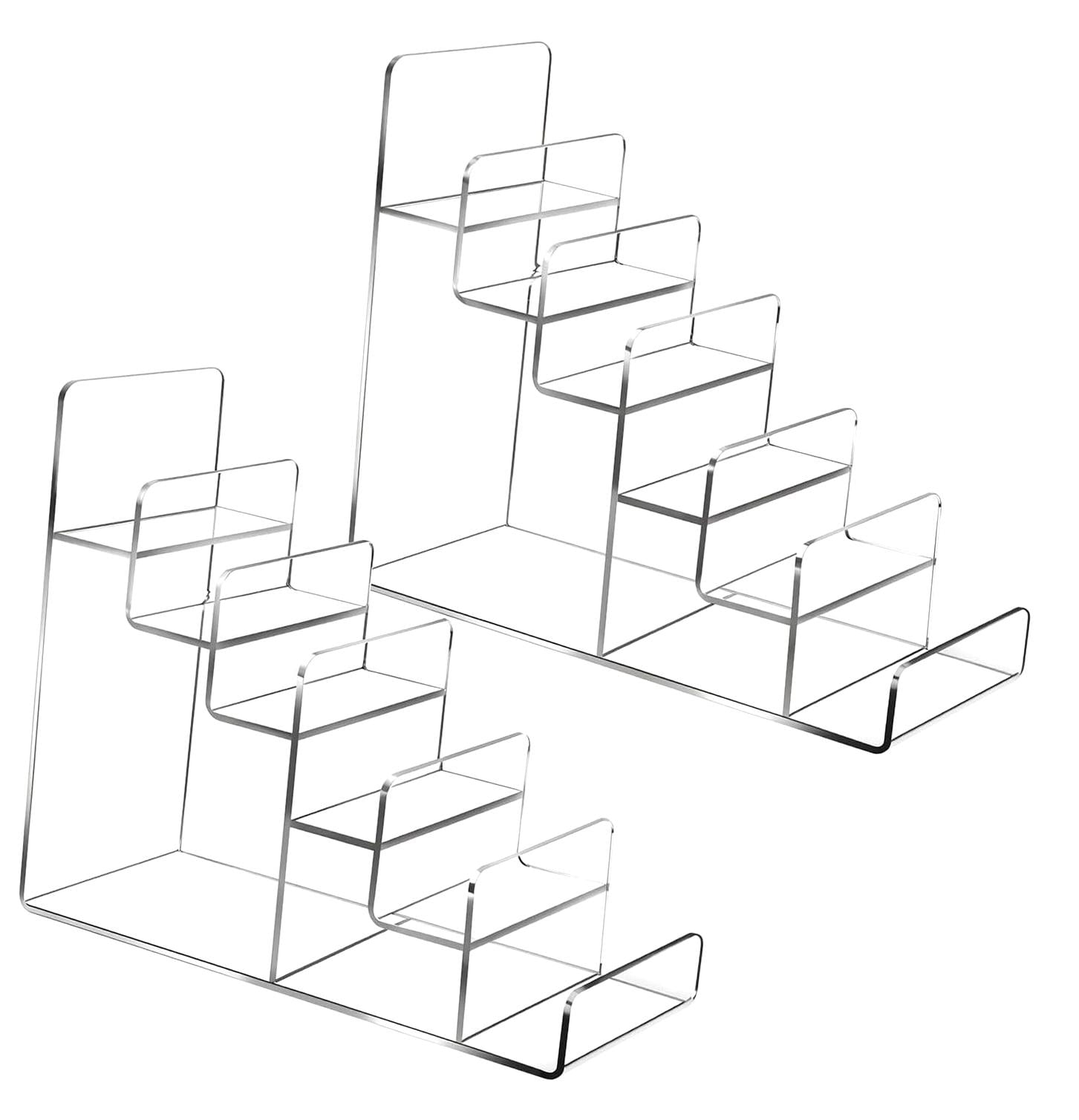 FREEAMG Acrylic Wallet Display Stand Purse Handbag Organizer ...