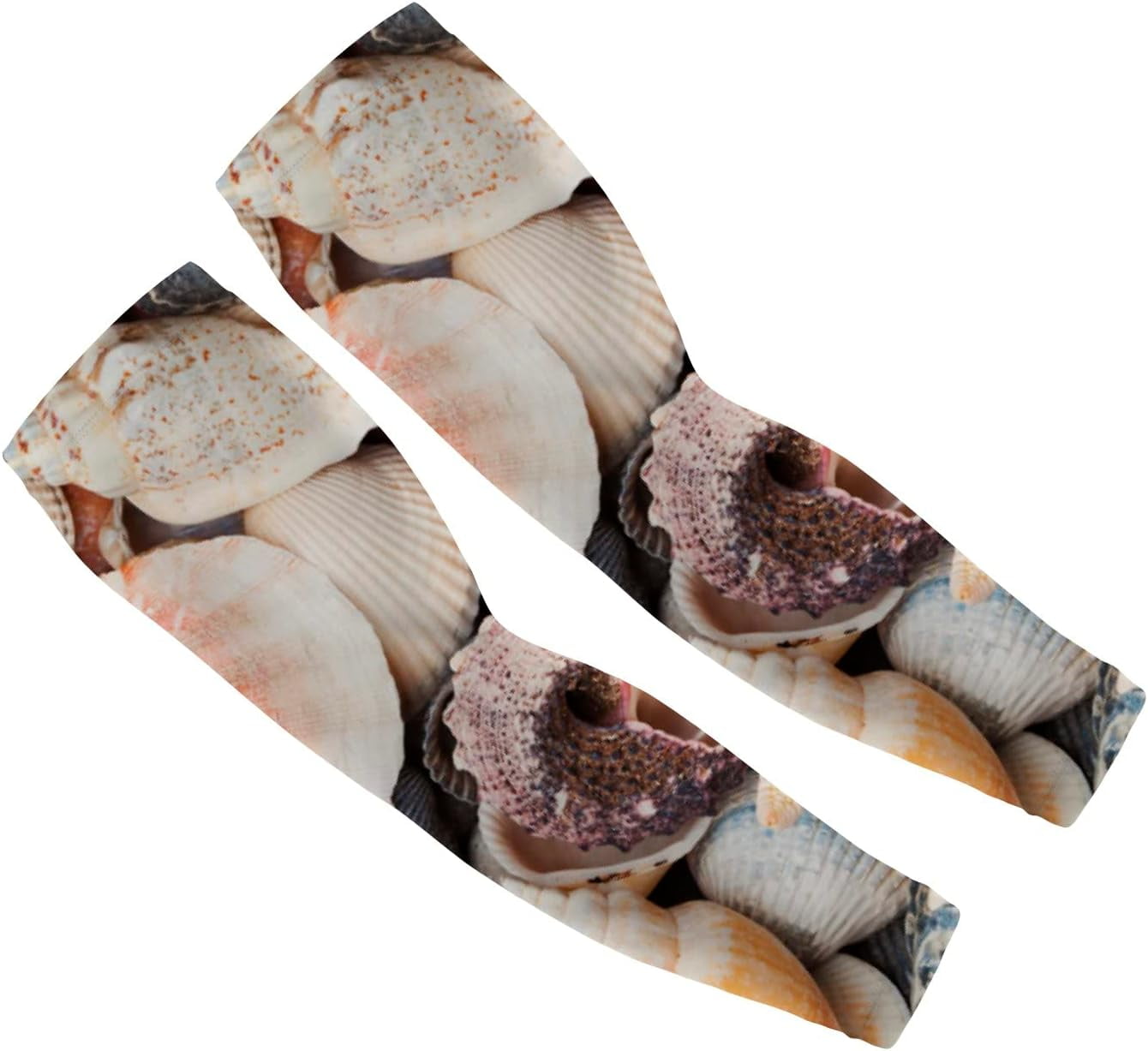 FREEAMG Arm Sleeves Collection of Seashell and Starfish for Men Women ...