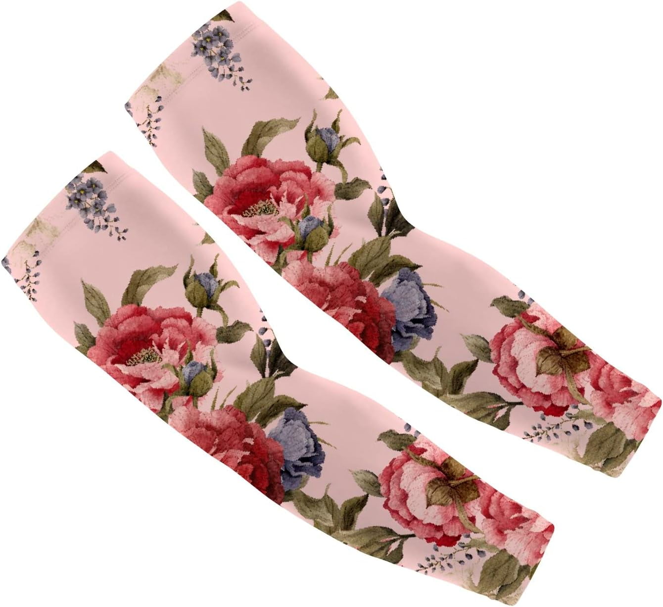 FREEAMG Arm Sleeves Floral Peonies Watercolor for Men Women - Walmart.com