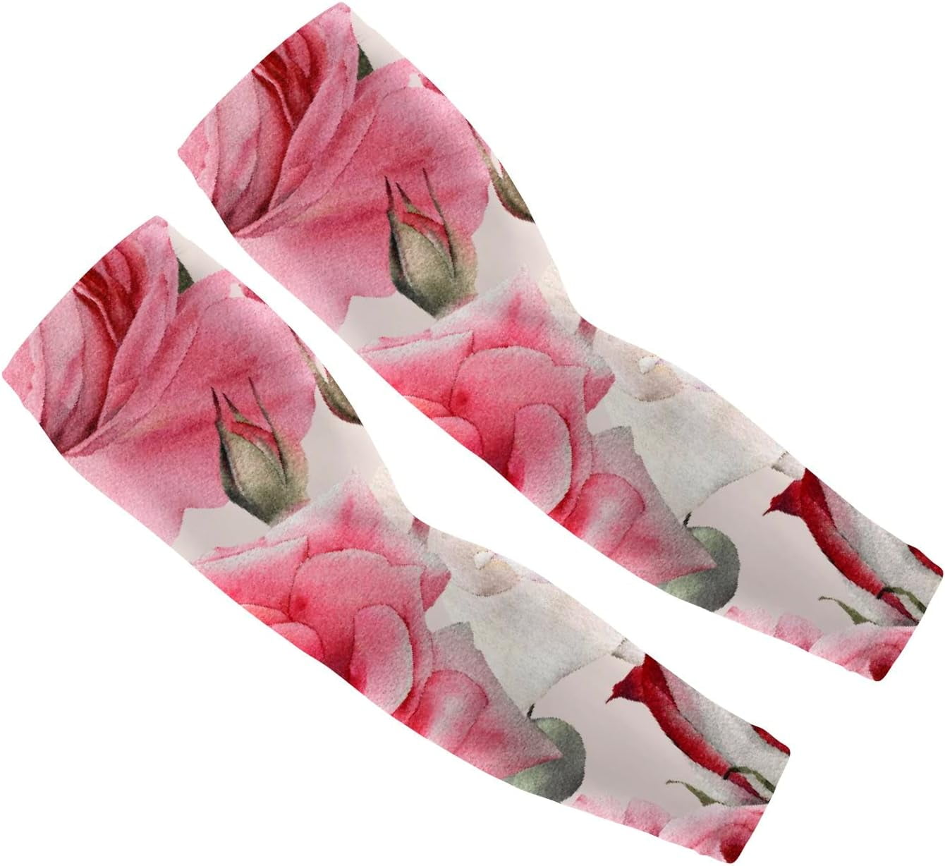 FREEAMG Arm Sleeves Floral Roses Watercolor for Men Women - Walmart.com