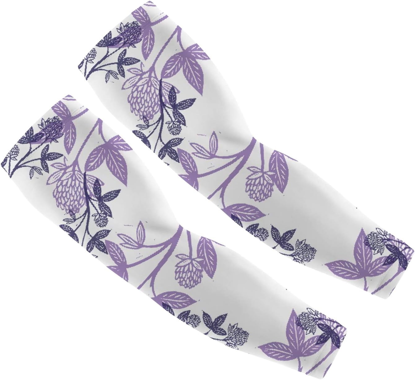 FREEAMG Arm Sleeves Flowers Clover Flower for Men Women - Walmart.com