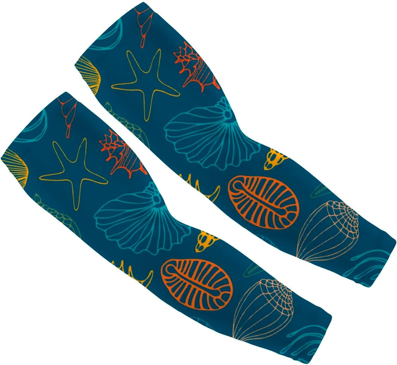 FREEAMG Arm Sleeves Multi Colored Seashells for Men Women - Walmart.com