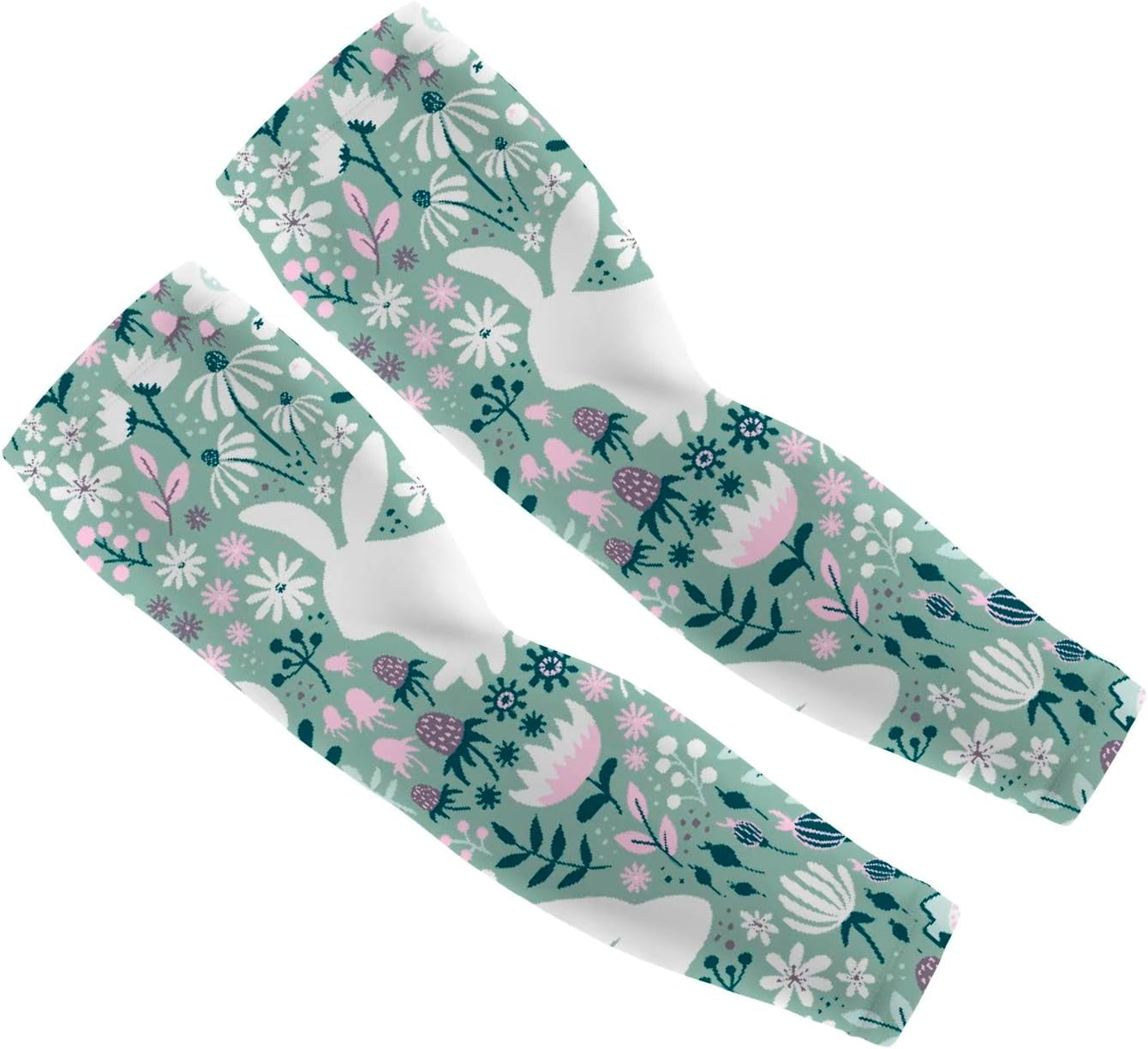 FREEAMG Arm Sleeves Rabbits and Wildflowers for Men Women - Walmart.com
