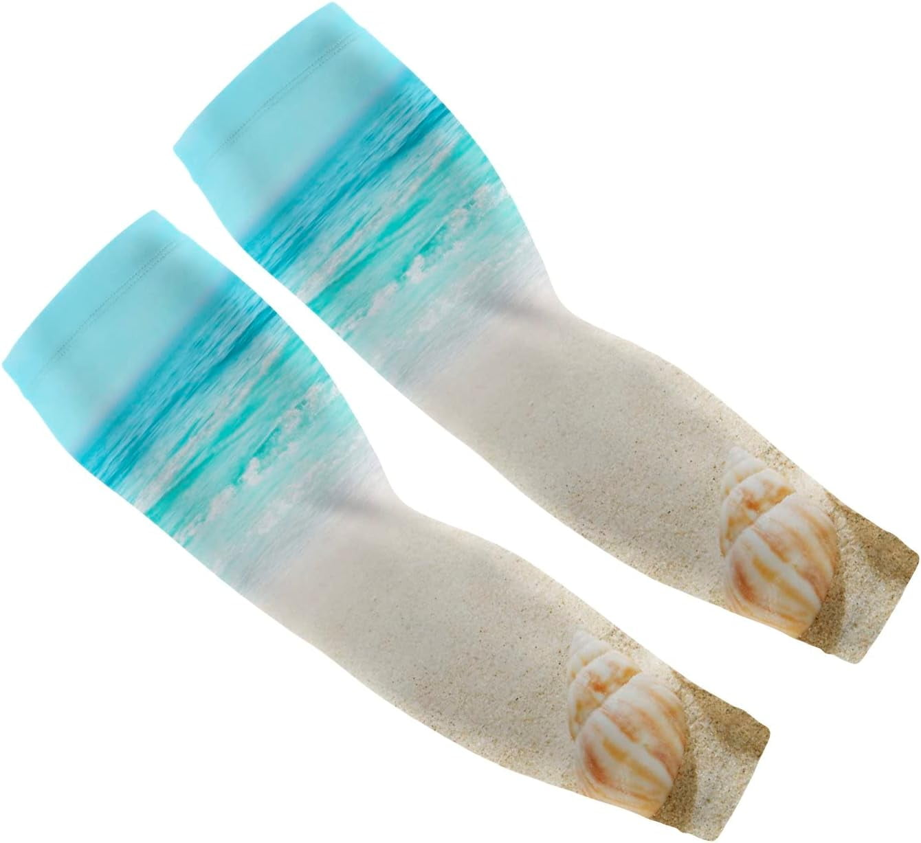 FREEAMG Arm Sleeves Shells on The Beach for Men Women - Walmart.com