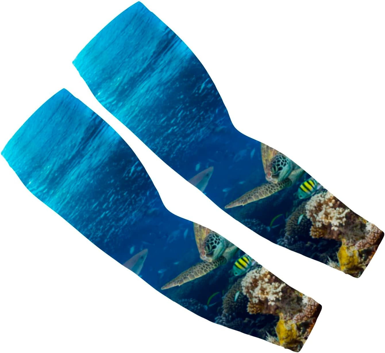 FREEAMG Arm Sleeves Underwater Coral Reef Landscape for Men Women ...