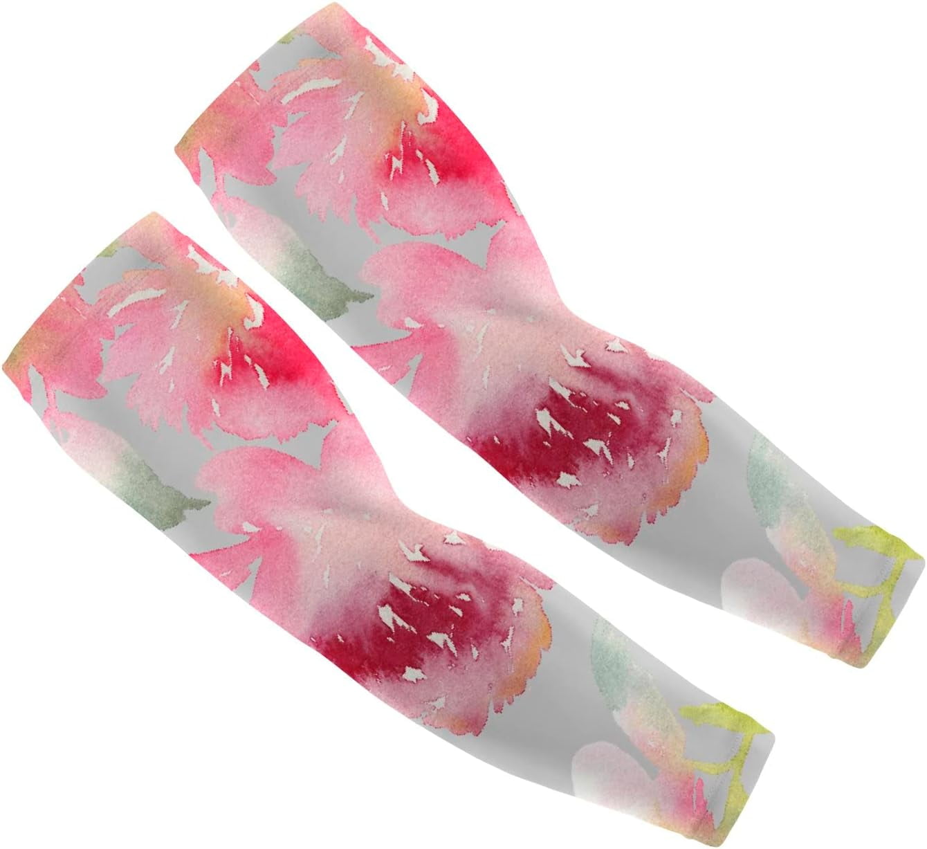 FREEAMG Arm Sleeves Watercolor Bouquet of Flowers for Men Women ...