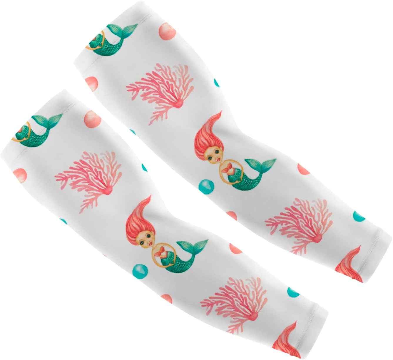 FREEAMG Arm Sleeves Watercolor Cute Mermaid for Men Women - Walmart.com