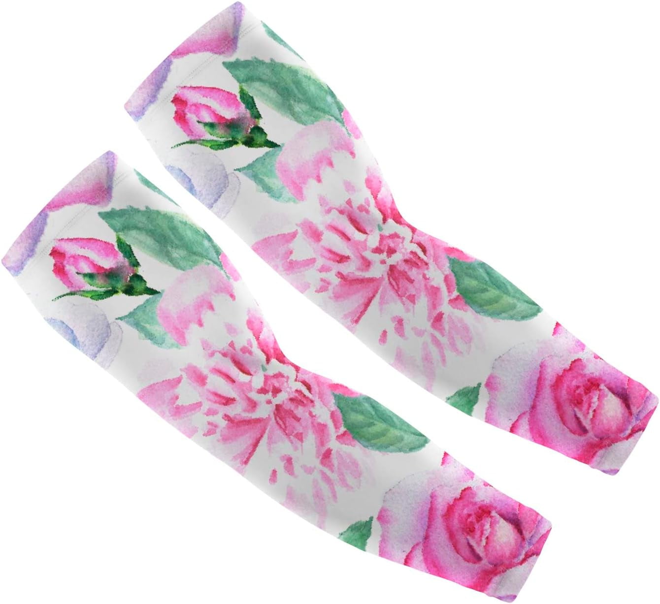 FREEAMG Arm Sleeves Watercolor Flower Pattern for Men Women - Walmart.com