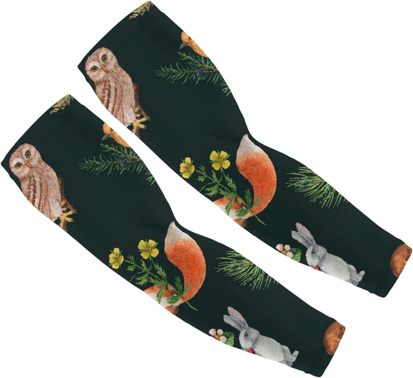 FREEAMG Arm Sleeves Watercolor Forest Animals for Men Women - Walmart.com