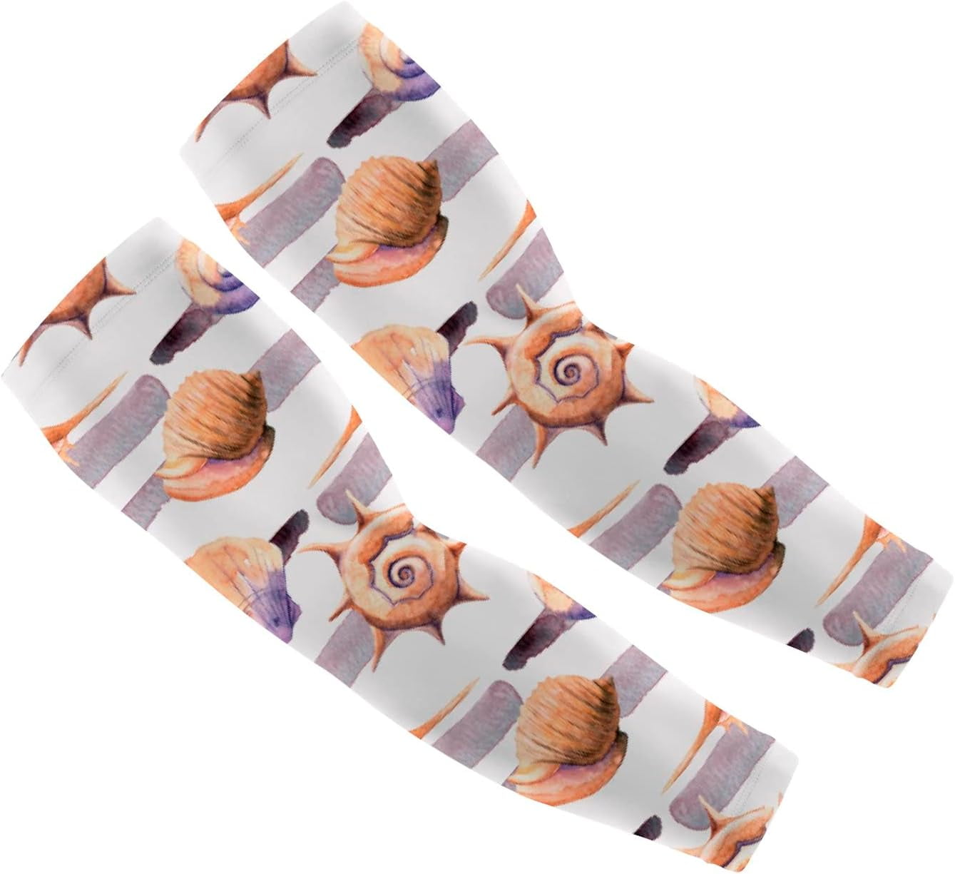 FREEAMG Arm Sleeves Watercolor Seashells Bright for Men Women - Walmart.com