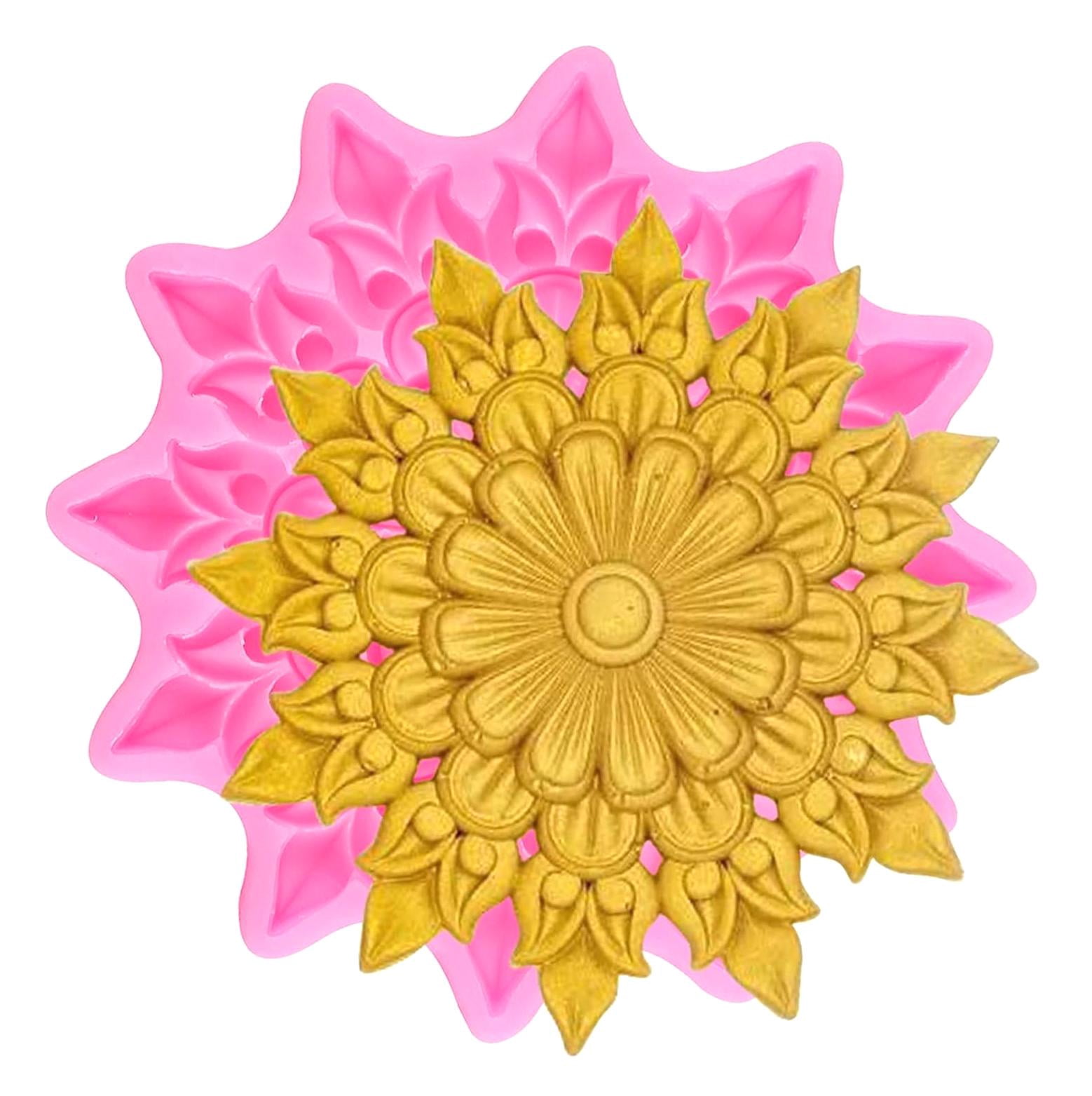 FREEAMG Baroque Silicone Molds with Curlicues Scroll Lace Design for ...