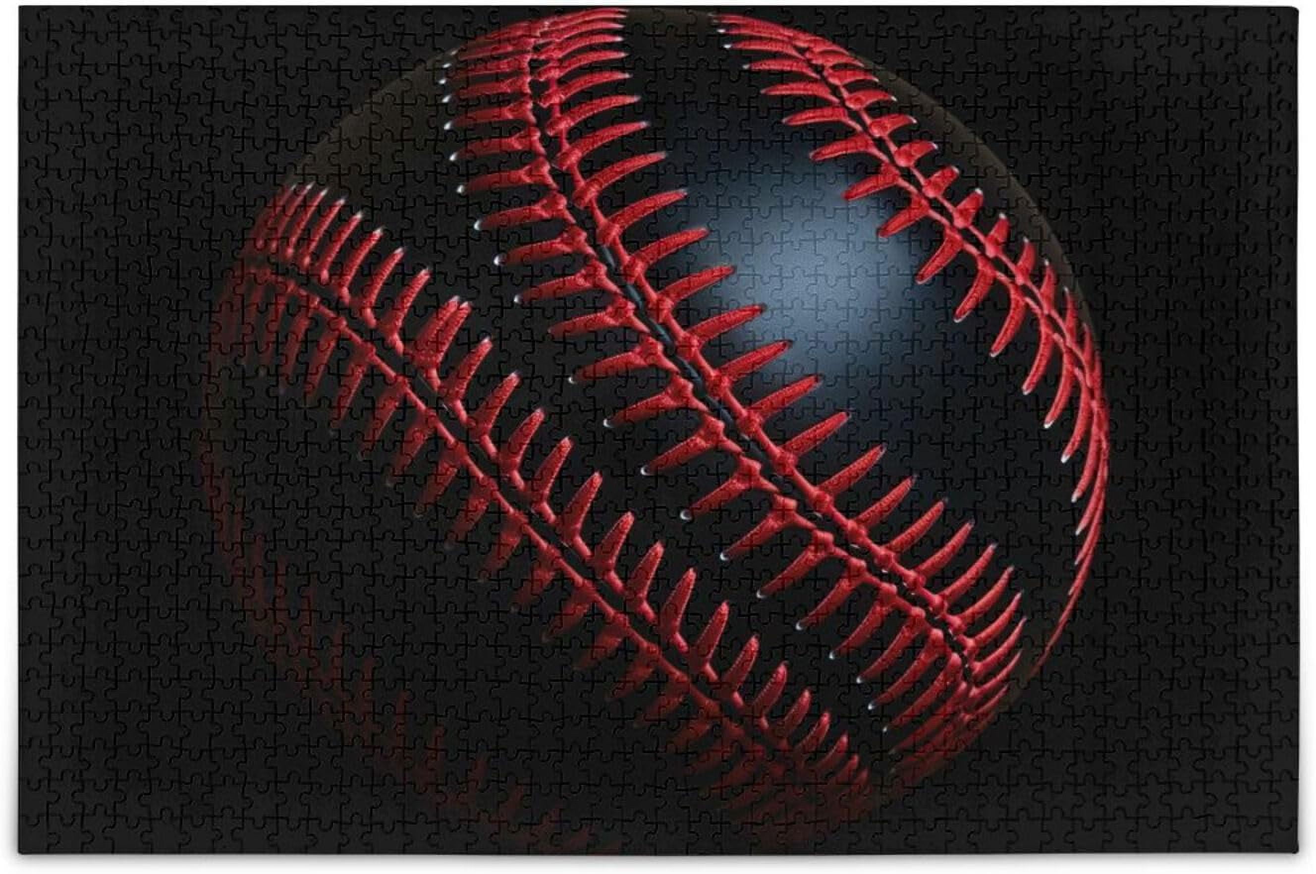 FREEAMG Baseball Stripes Jigsaw Puzzles for Adults 1000 Pieces ...