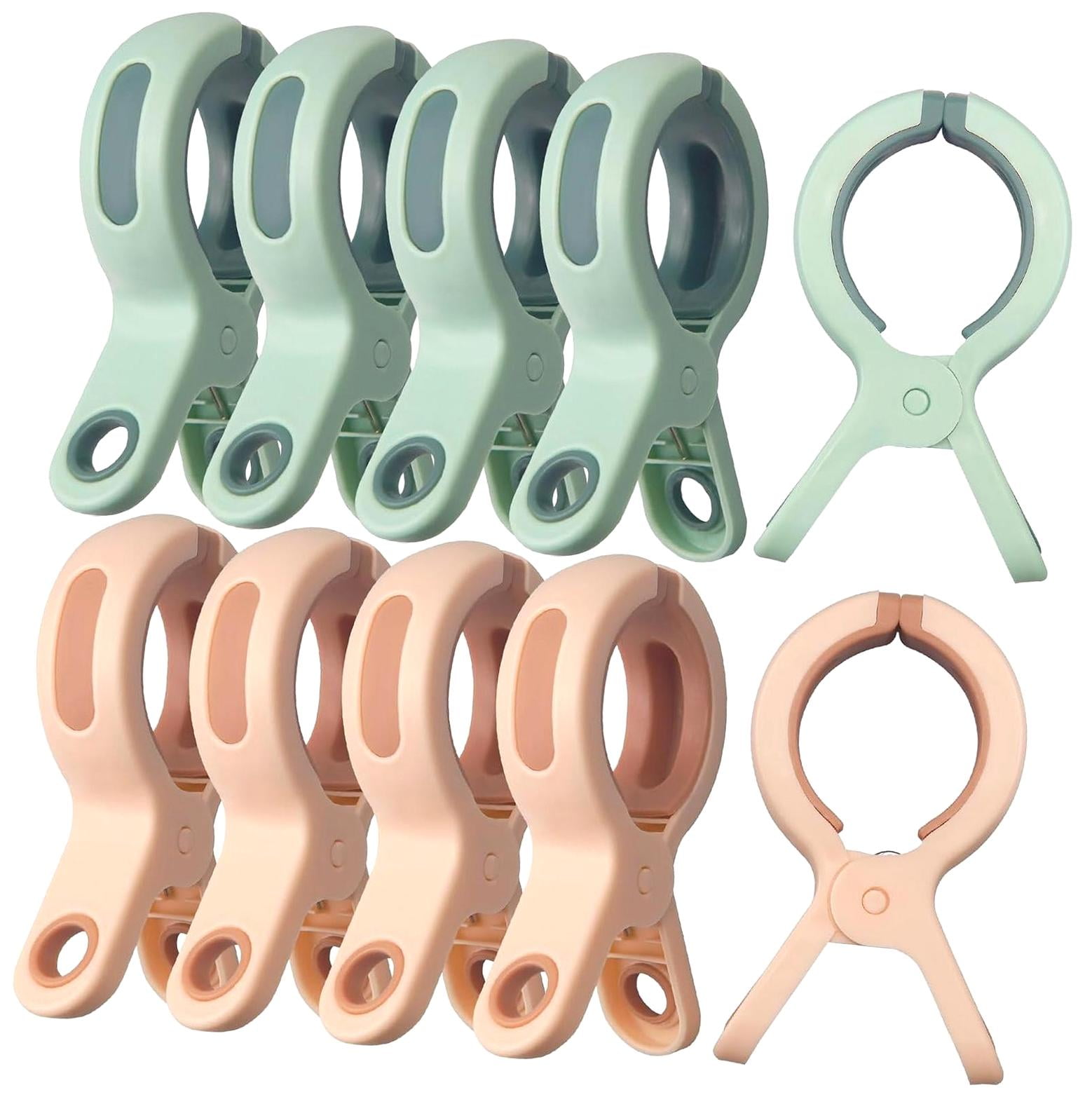 FREEAMG Beach Towel Clips for Beach Chair 10 Packs Towel Clips for ...