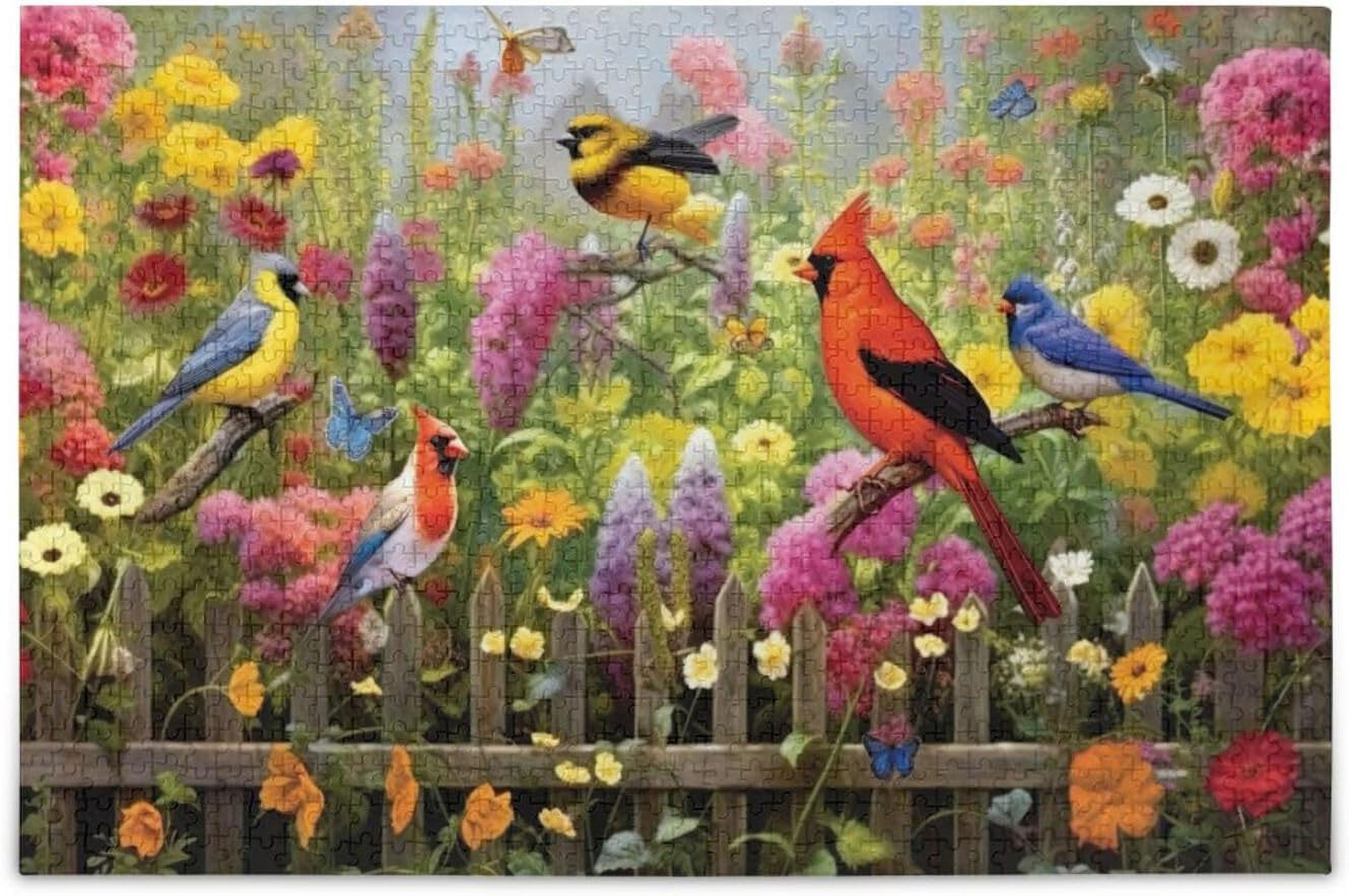 FREEAMG Beautiful Garden Scene Jigsaw Puzzles for Adults 500 Piece ...