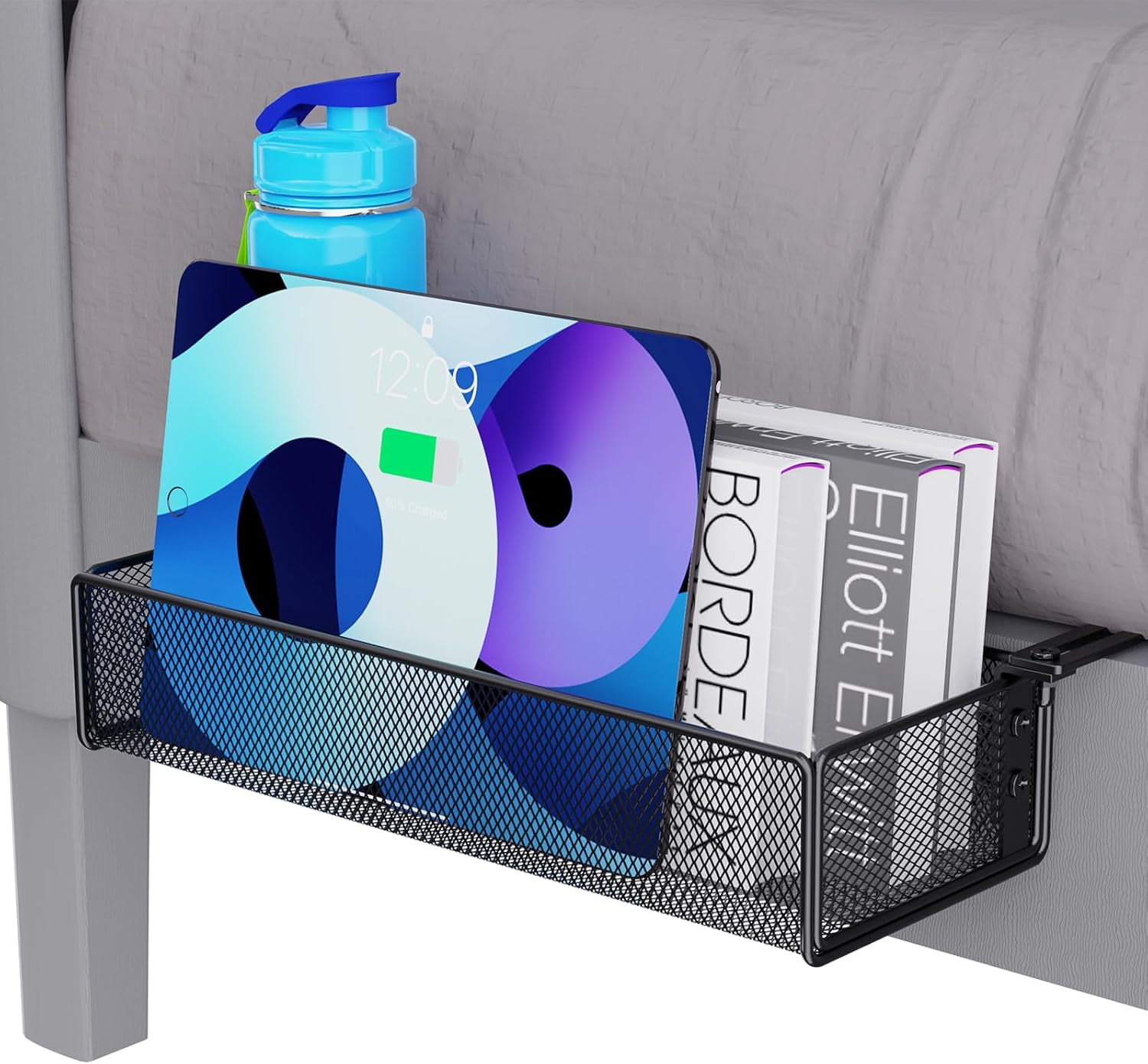 FREEAMG Bedside Caddy For Dorm Bed,Adjustable Bedside Storage Caddy For ...