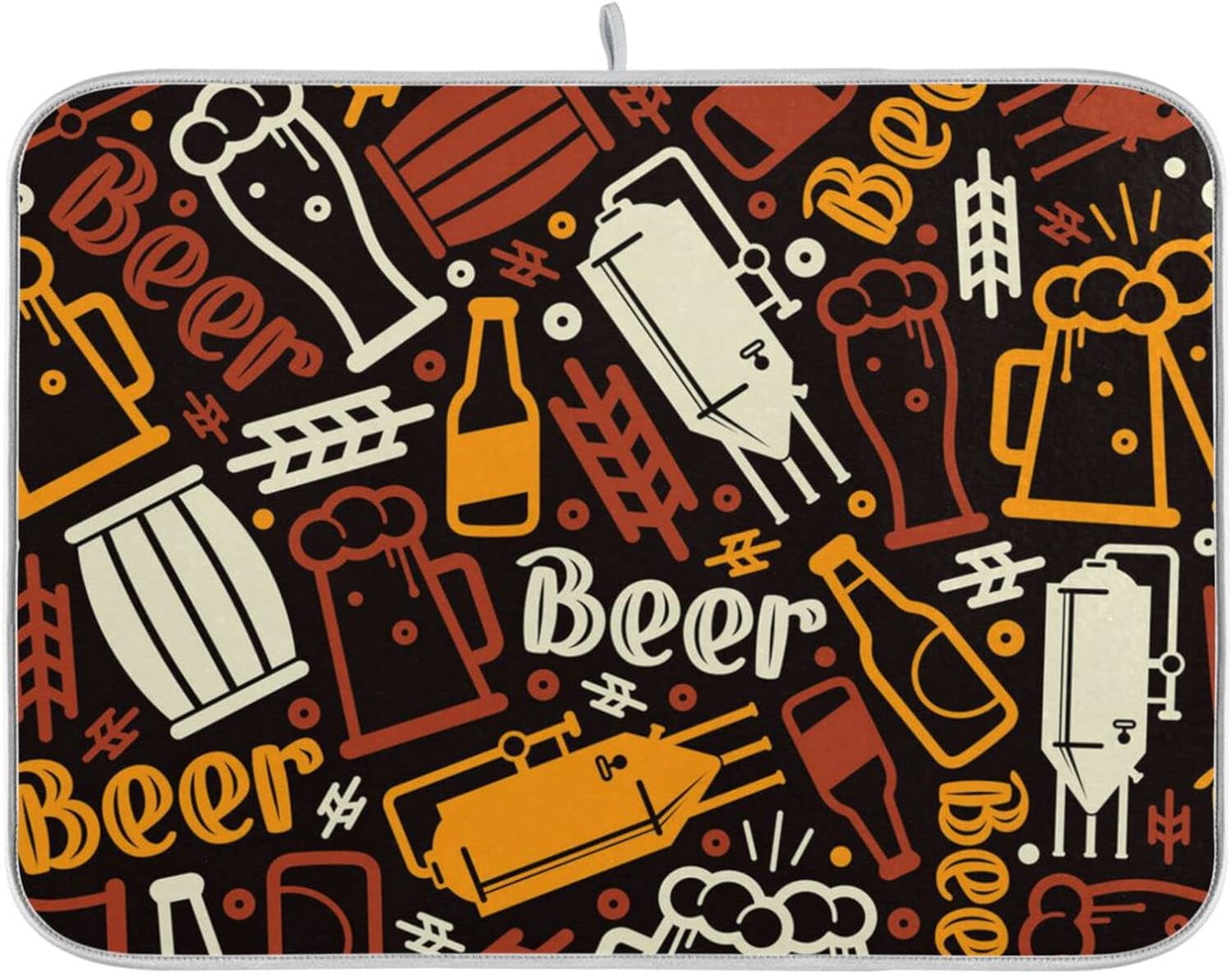 FREEAMG Beer Festival Beers Bottles Pattern 16 x 18 Inches Absorbent ...