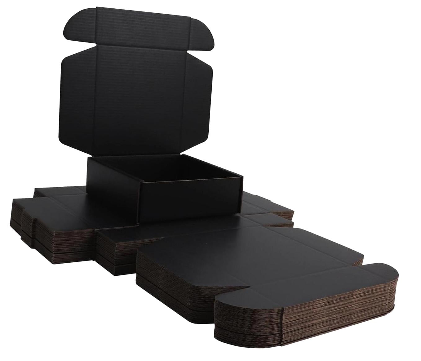 FREEAMG Black Shipping Packaging Boxes 20 Pieces, L6xW6xH2 Inches ...