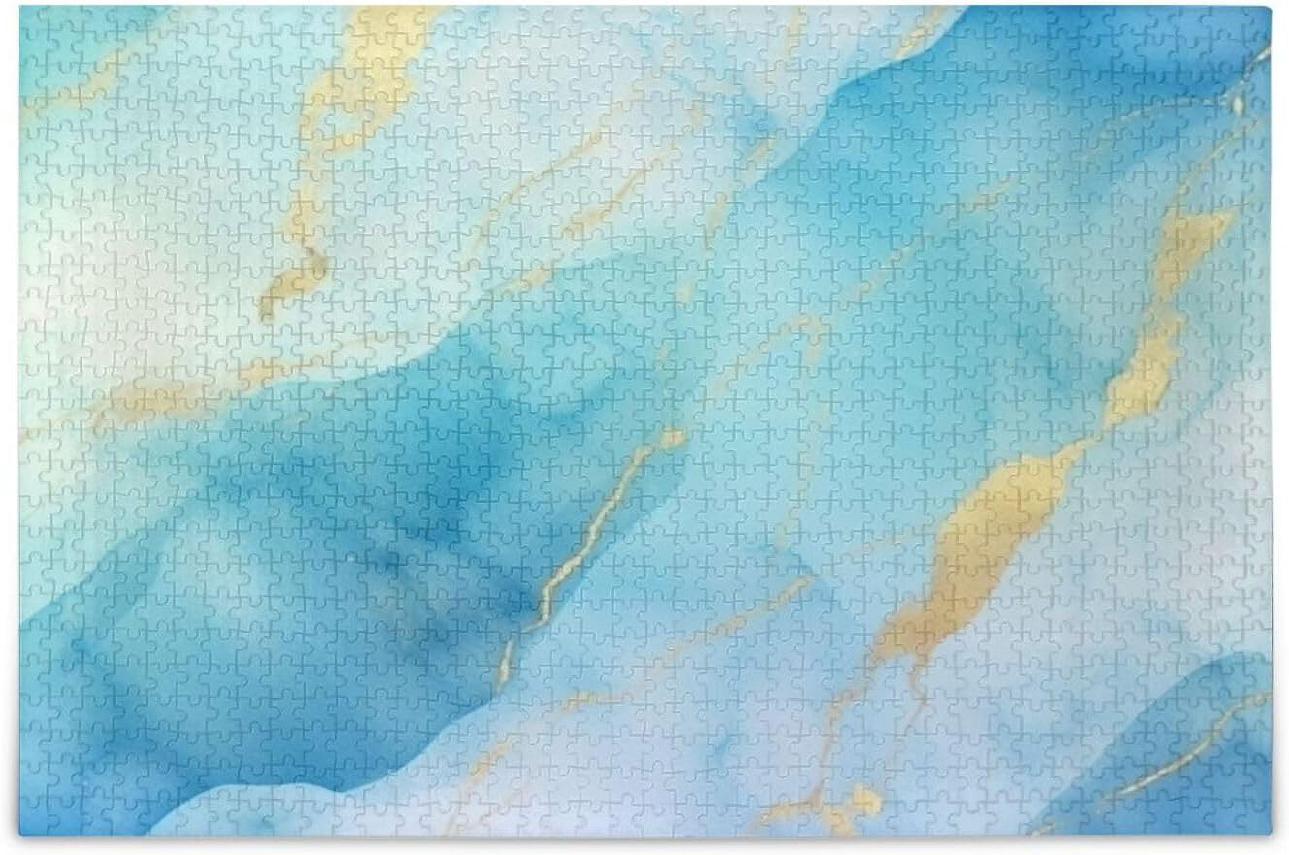 FREEAMG Blue Marble Jigsaw Puzzles for Adults 500 Piece, Puzzles for ...