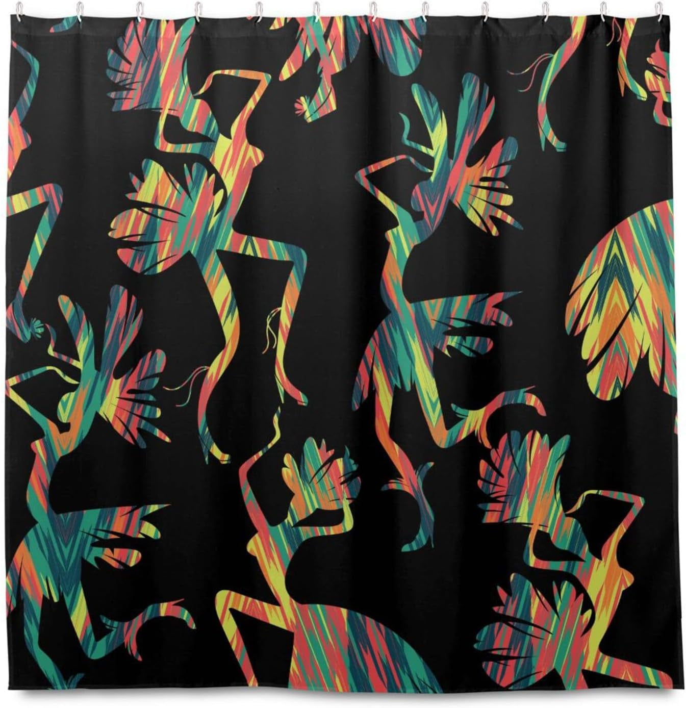 FREEAMG Brazilian Carnival Pattern Shower Curtain - 72x72 Inch ...