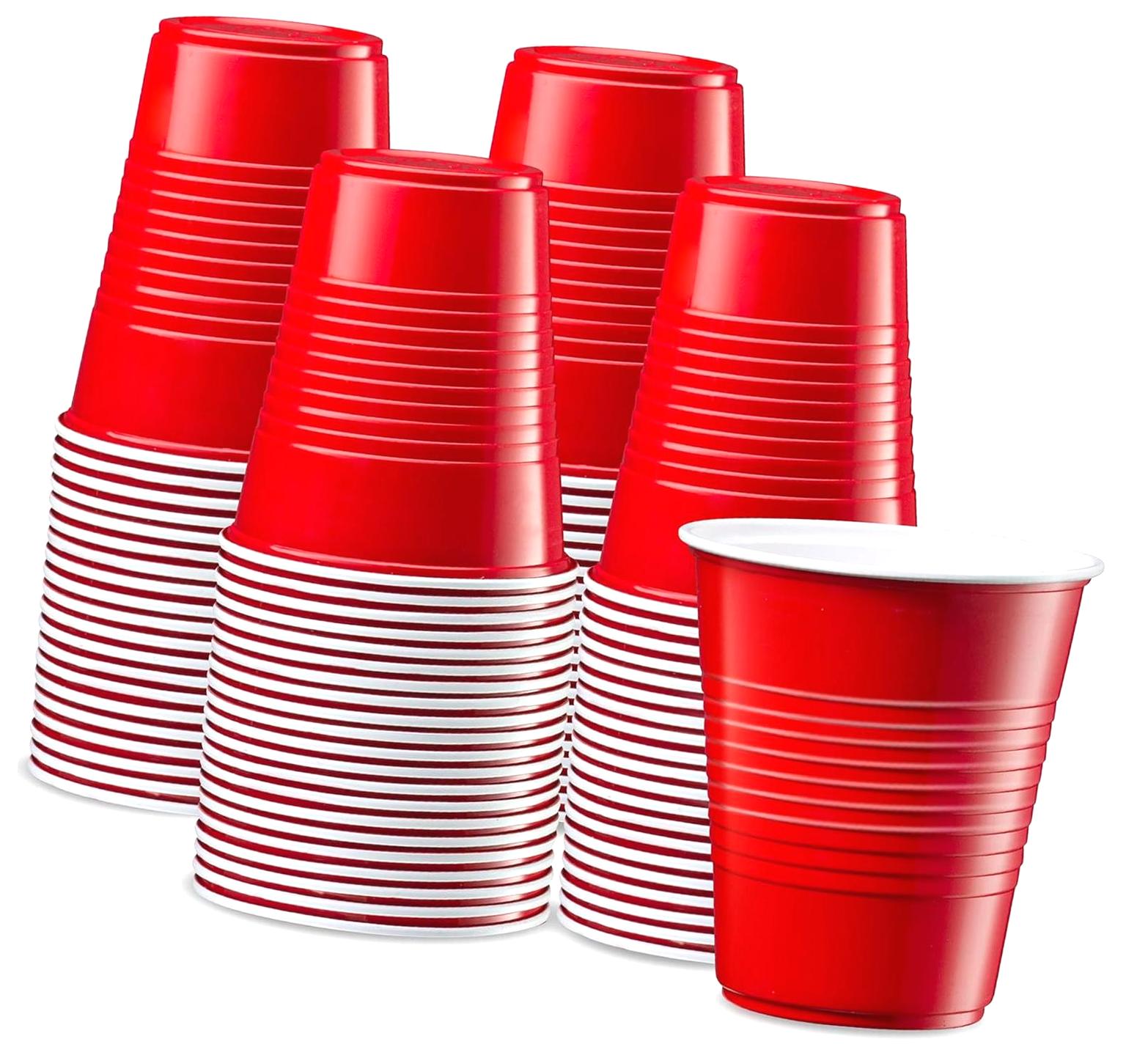 FREEAMG Bundle [12 oz. - 40 Pack Plastic Party Cups - Multicolored ...