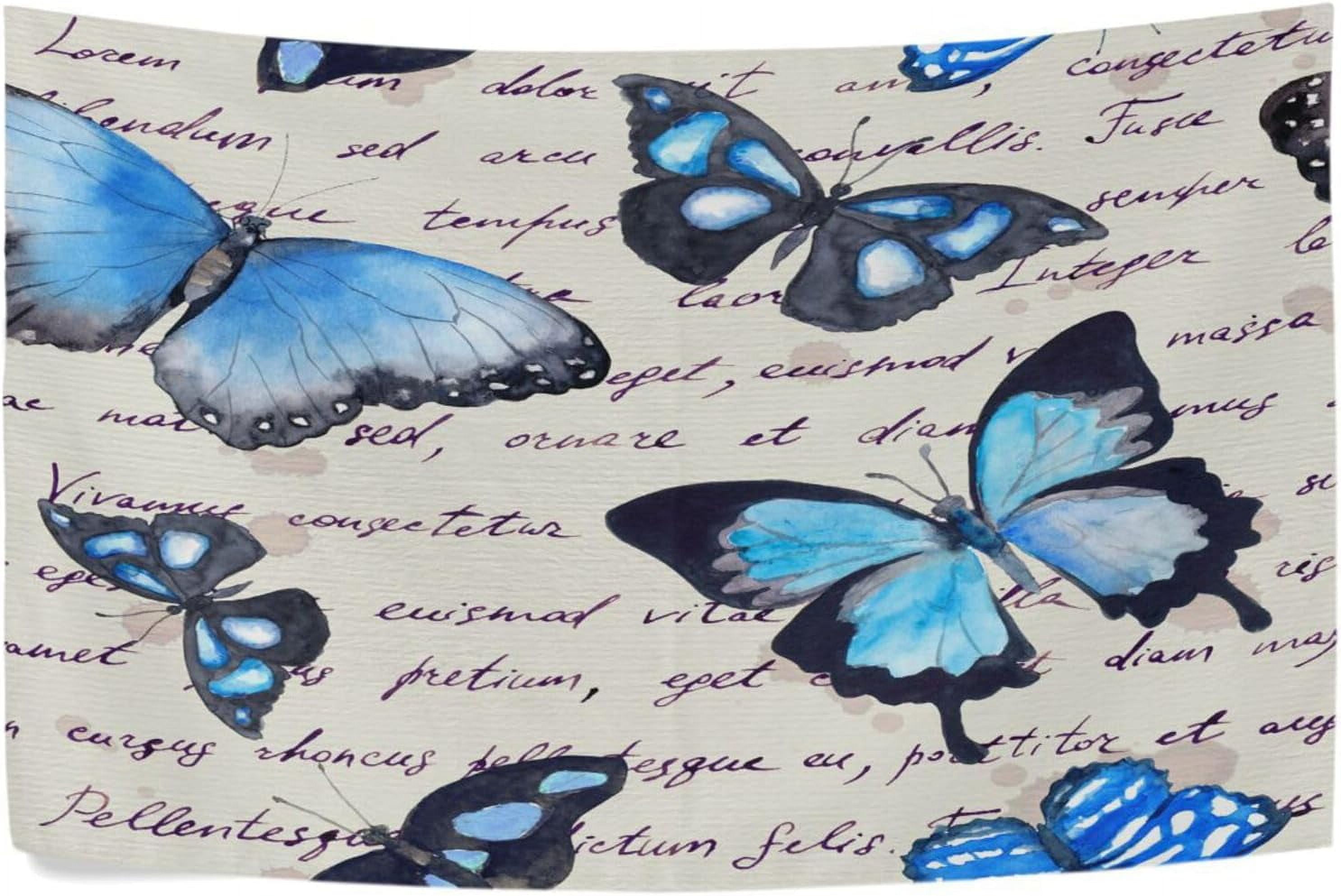 FREEAMG Butterflies Tapestry Aesthetic Tapestry Wall Hanging for Home ...