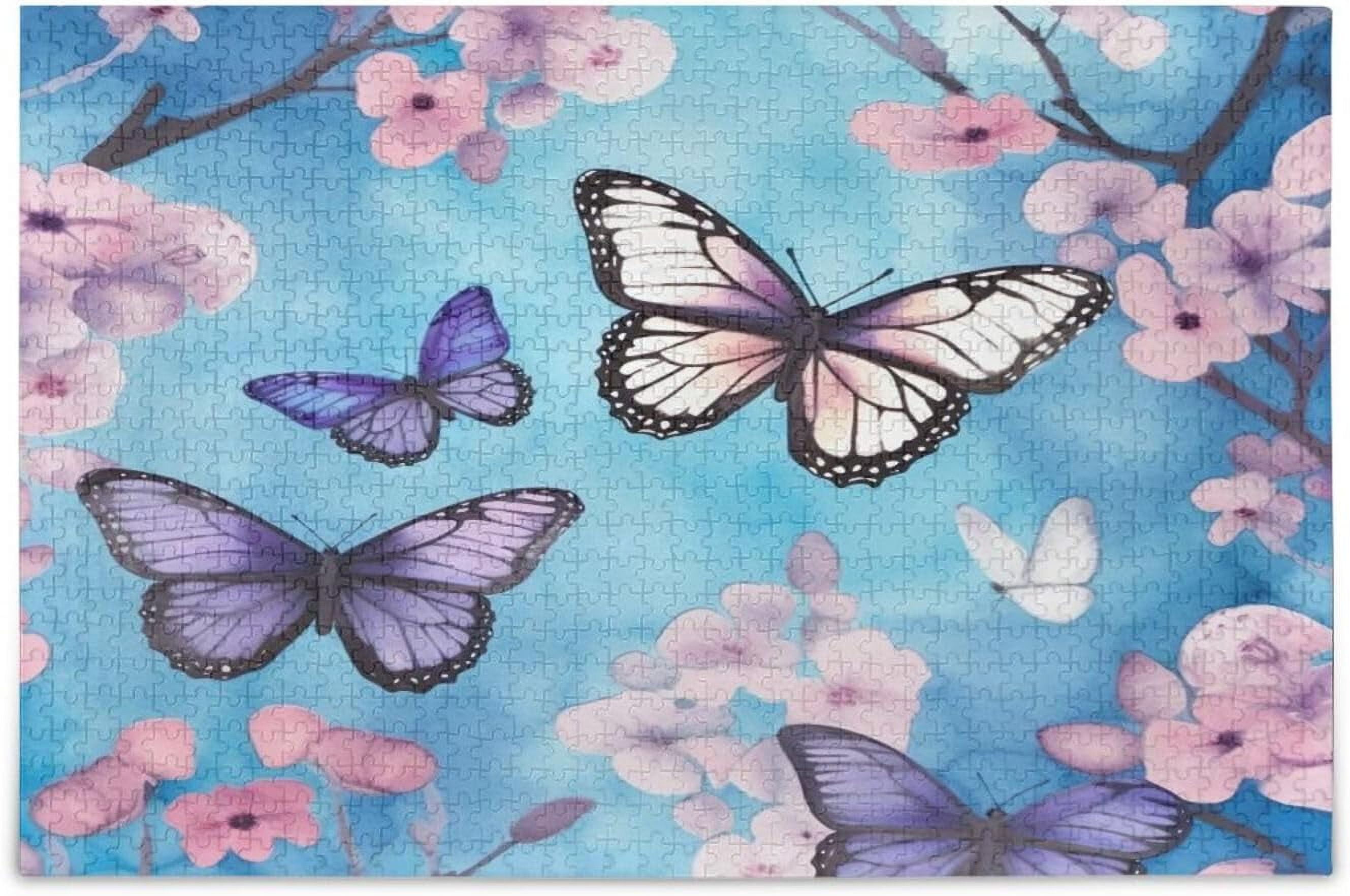 Butterfly Jigsaw Puzzles 1000 PiecesPuzzles for Adults Family Game ...