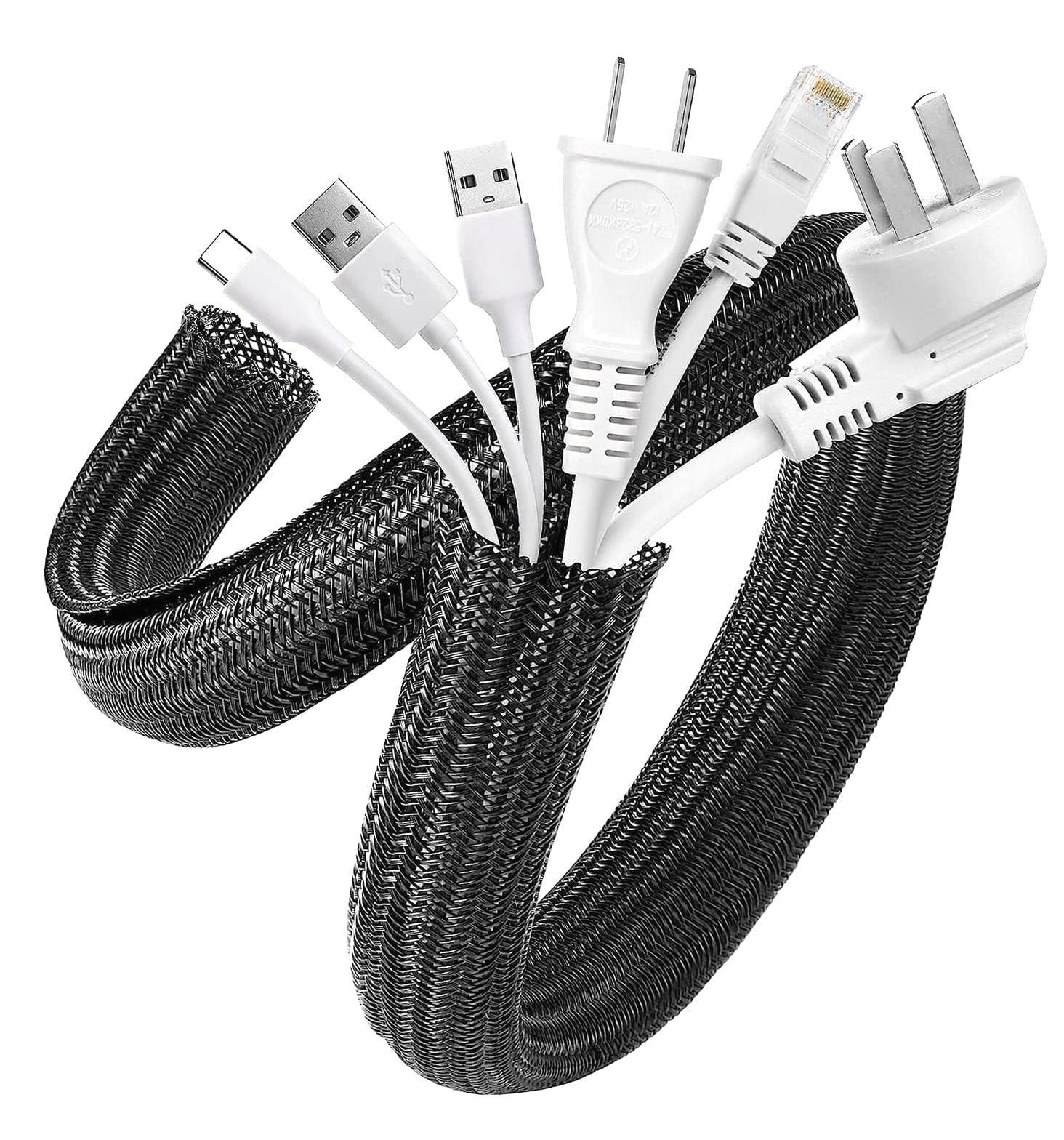 FREEAMG Cable Protector Wrap, 20ft - 1.2 inch Wire Management System ...