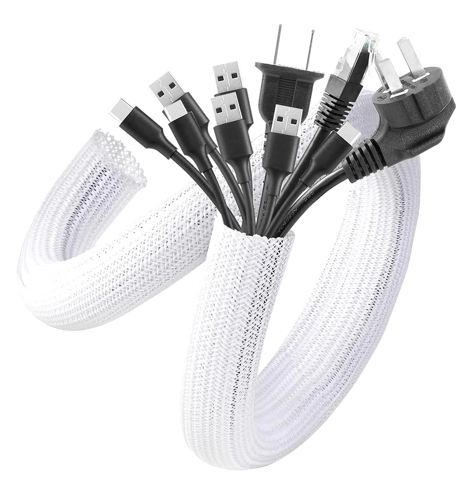 FREEAMG Cable Protector Wrap, 6.6ft - 1.5 inch Wire Management System ...