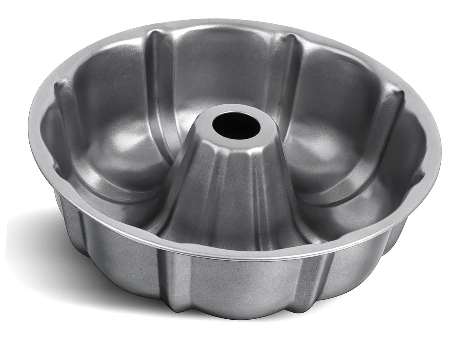 FREEAMG Cake Pan, 10 Inch Nonstick Round Fluted Tube Cake Baking Pan ...