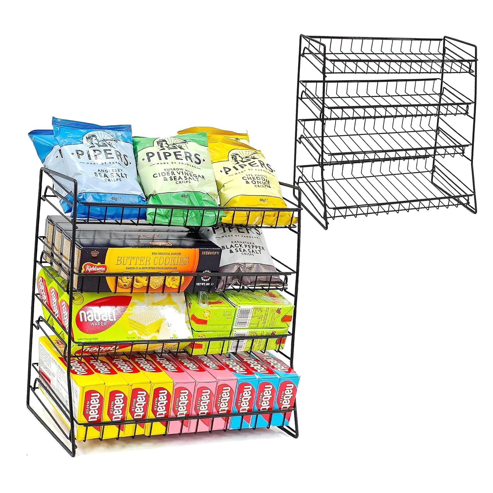 FREEAMG Candy Display Stand Set, Metal Snack Organizer for Countertops ...
