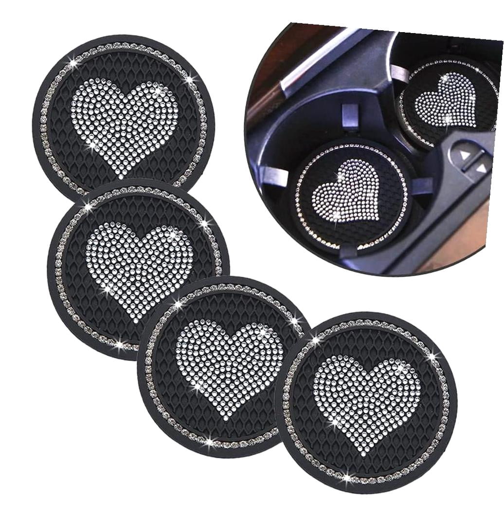 FREEAMG Car Cup Holder Coaster, 2.75 Inch Car Cup Holder Insert Coaster ...
