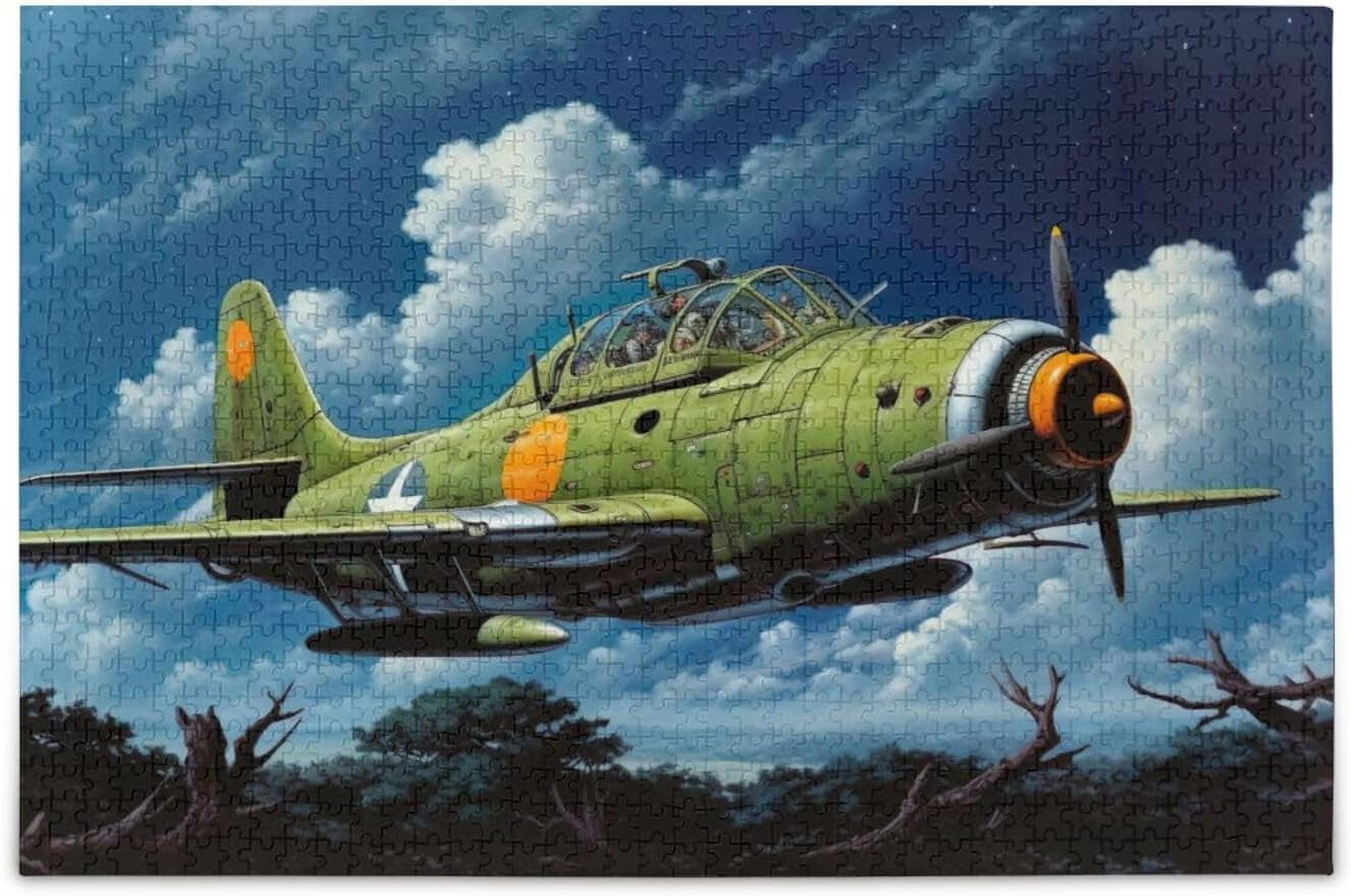 FREEAMG Cartoon Aircraft Jigsaw Puzzles for Adults or Kids 500 Piece ...