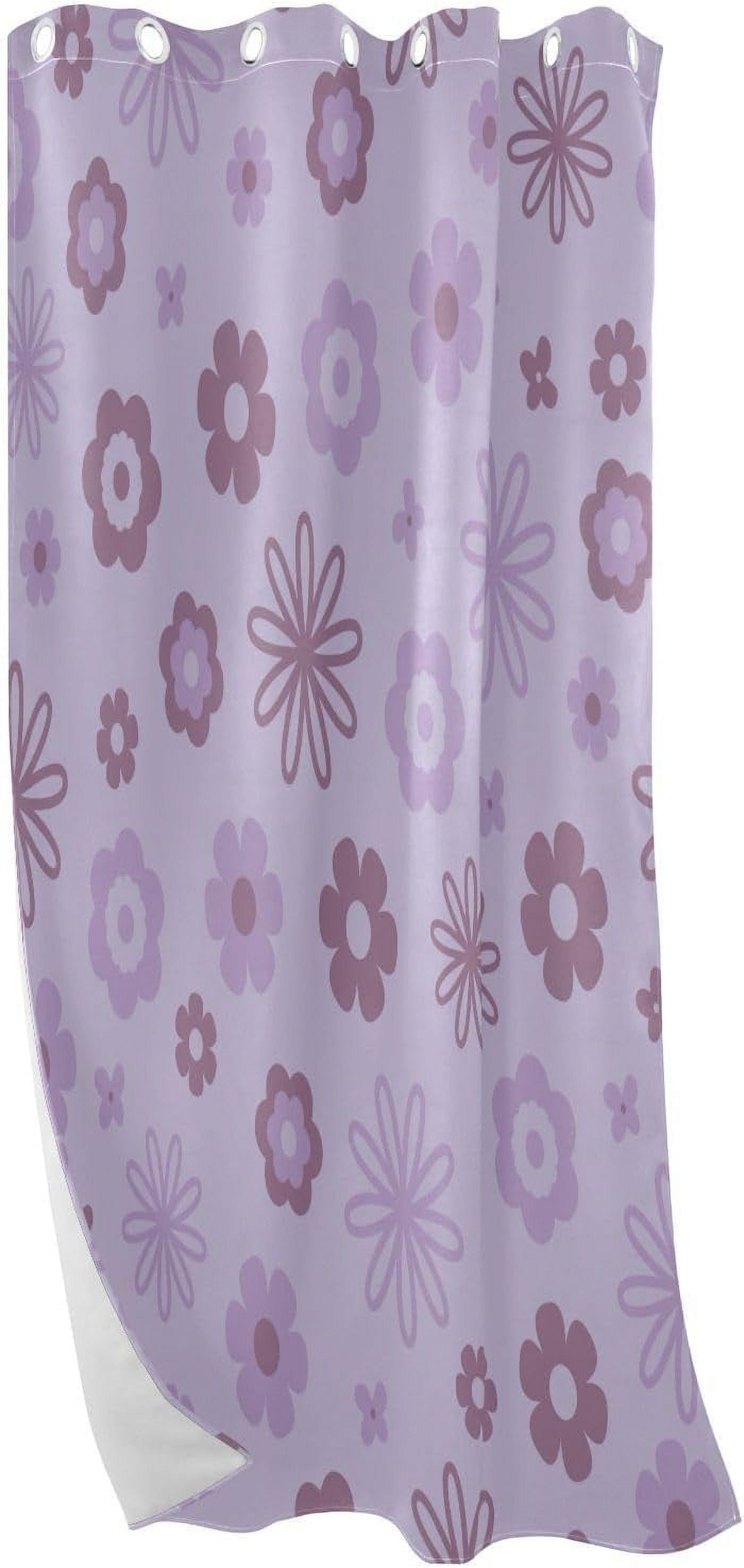 FREEAMG Cartoon Flower Blackout Curtains 84x52in,Theral Insulated Room ...