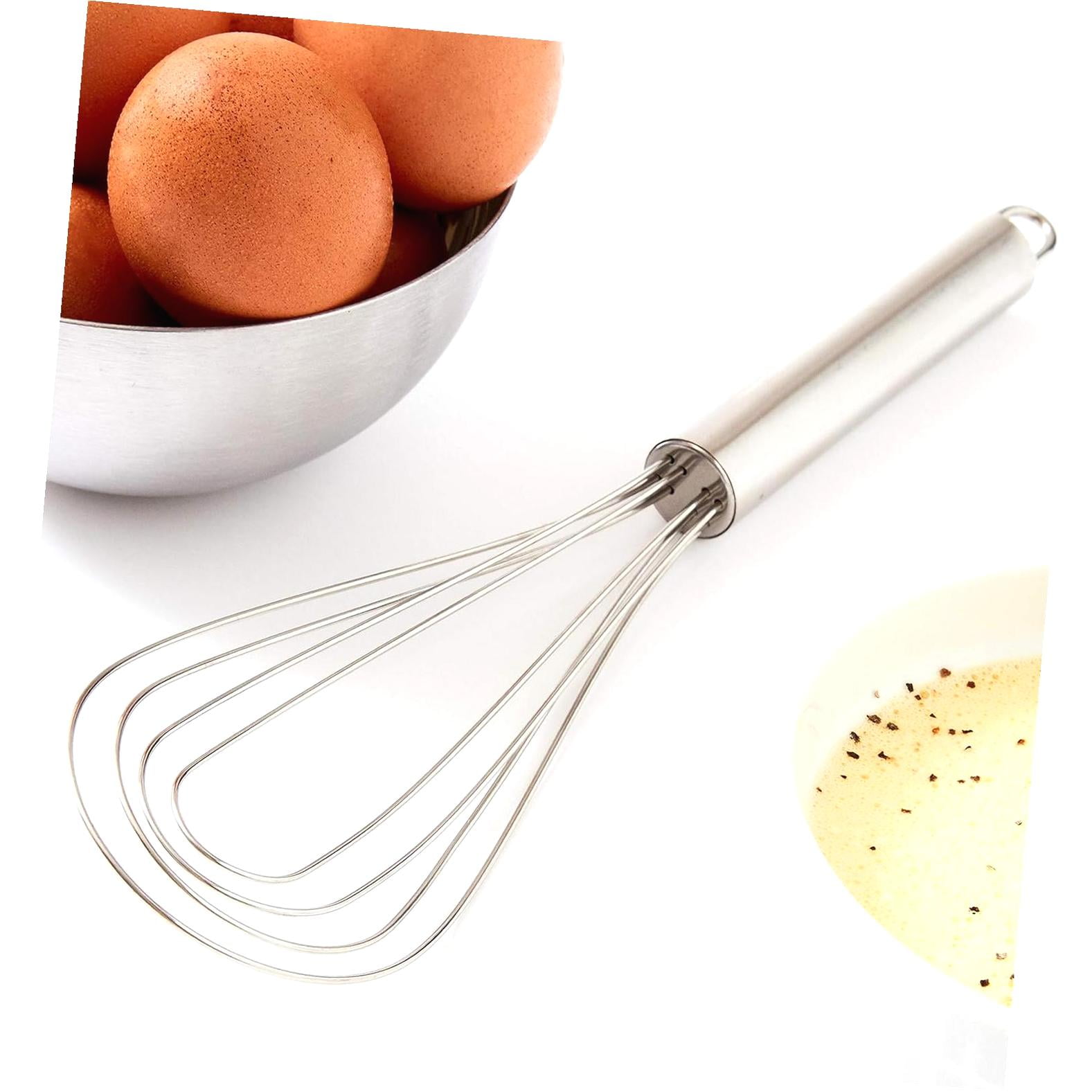 FREEAMG Chef Grade, Non Scratch 10" Flat Bottom Whisk. Premium ...