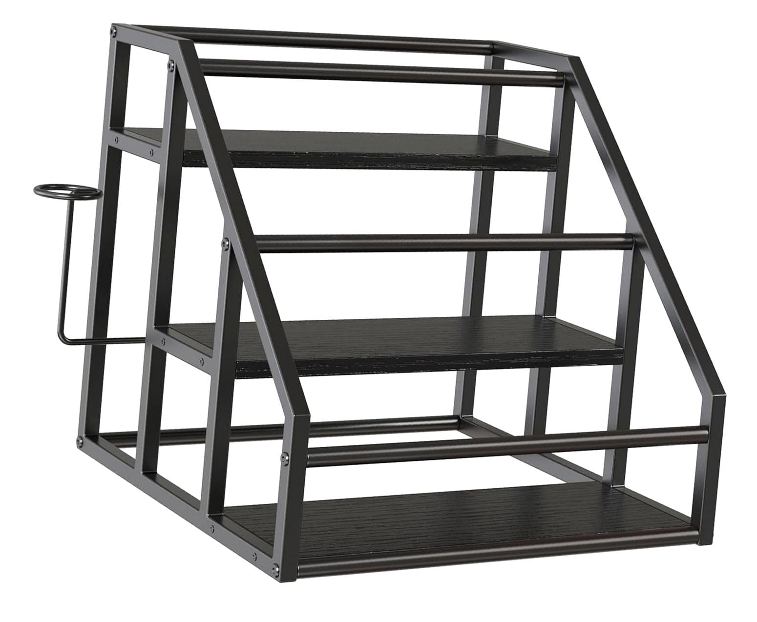 FREEAMG Coffee Syrup Rack Organizer, 3 Tier Countertop Storage Shelves ...