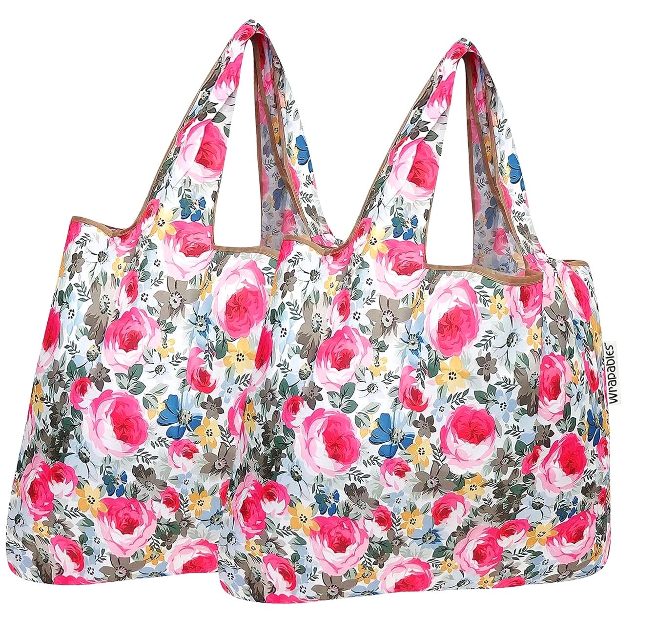 FREEAMG Collapsible Nylon Grocery Tote (Set of 2) - Walmart.com