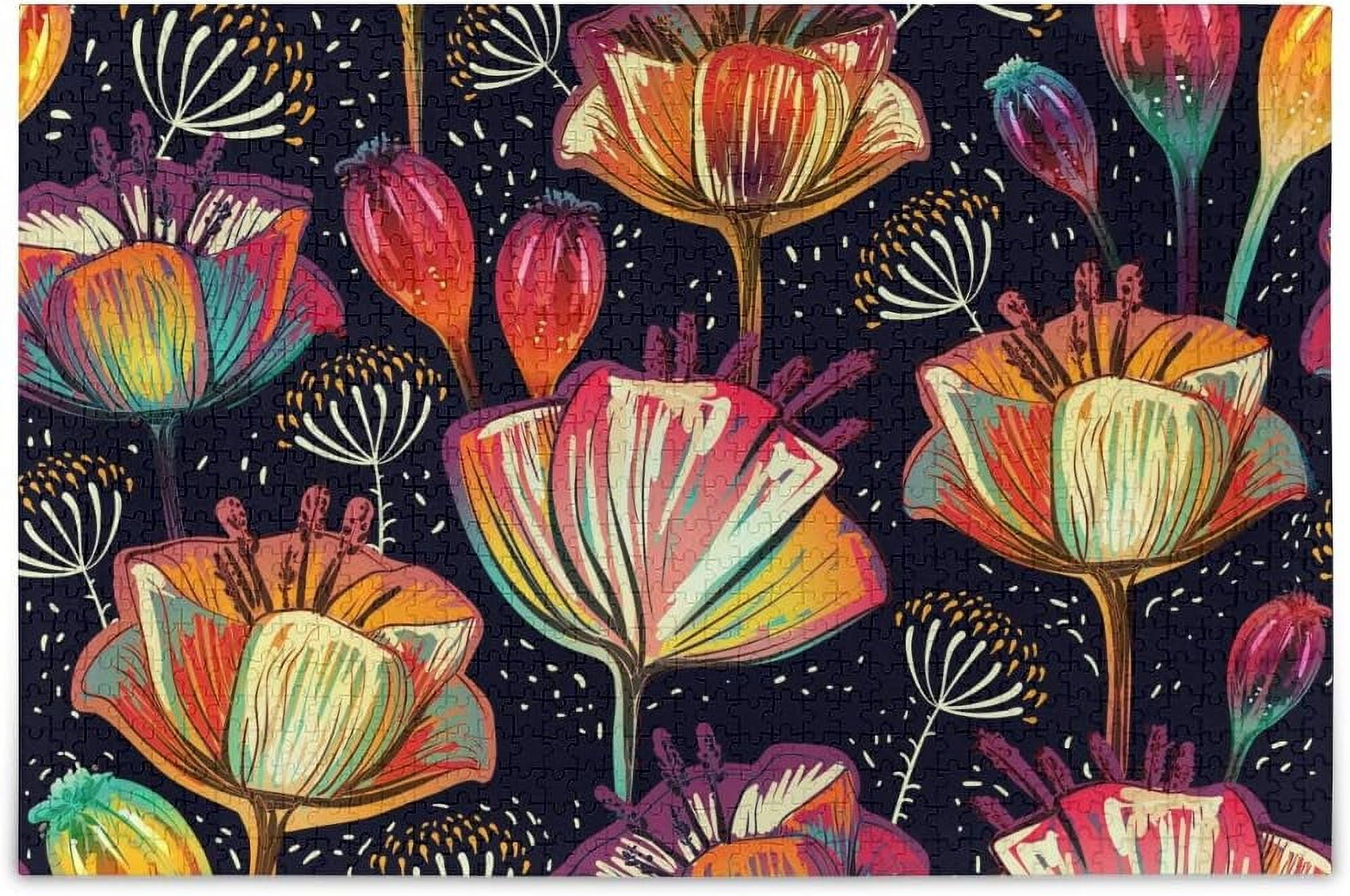 FREEAMG Colorful Poppy Flower Plant Decorative Poppies Bright Floral ...