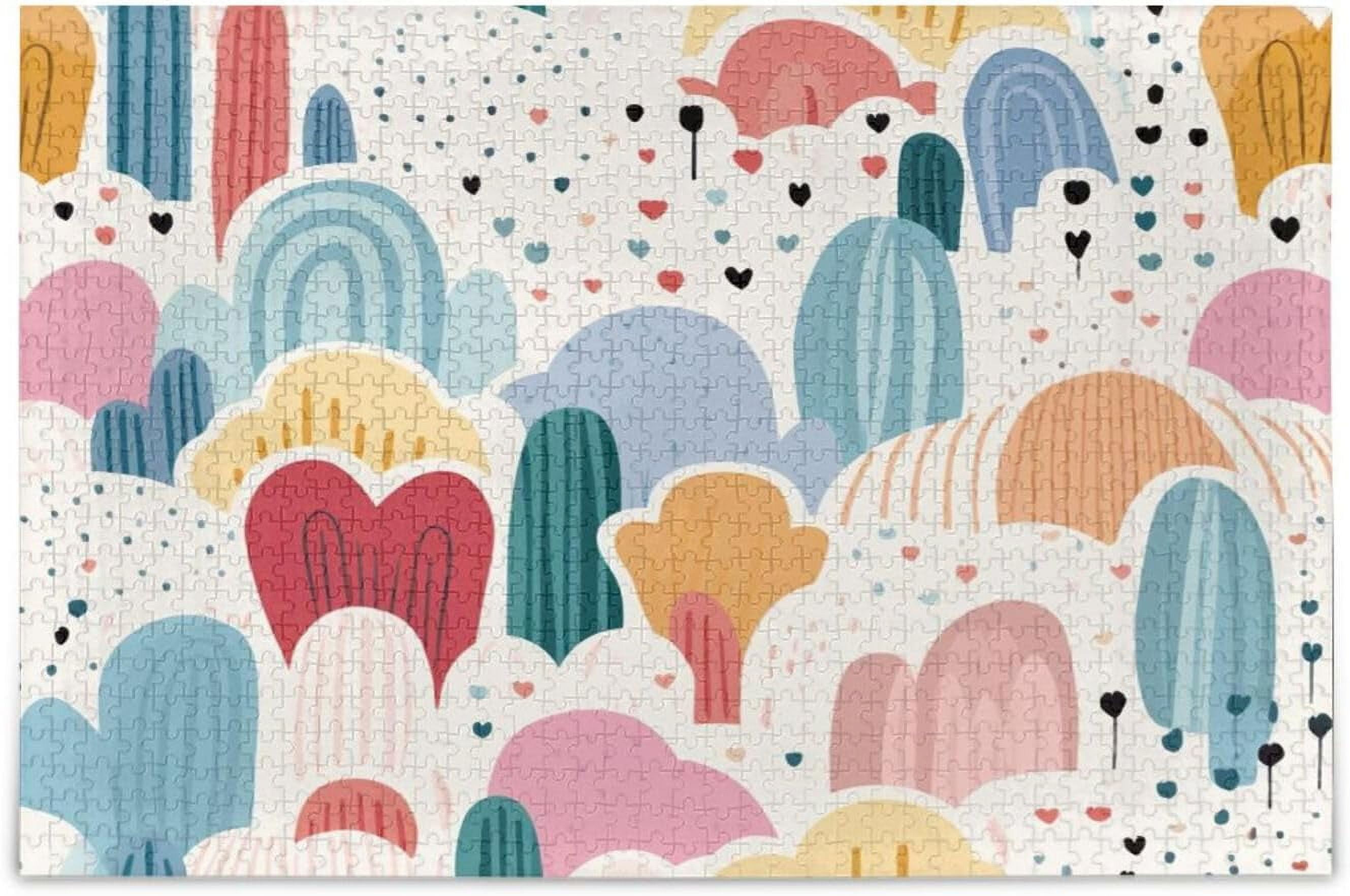 FREEAMG Colorful Rainbows Jigsaw Puzzles for Adults 1000 Piece, Puzzles ...