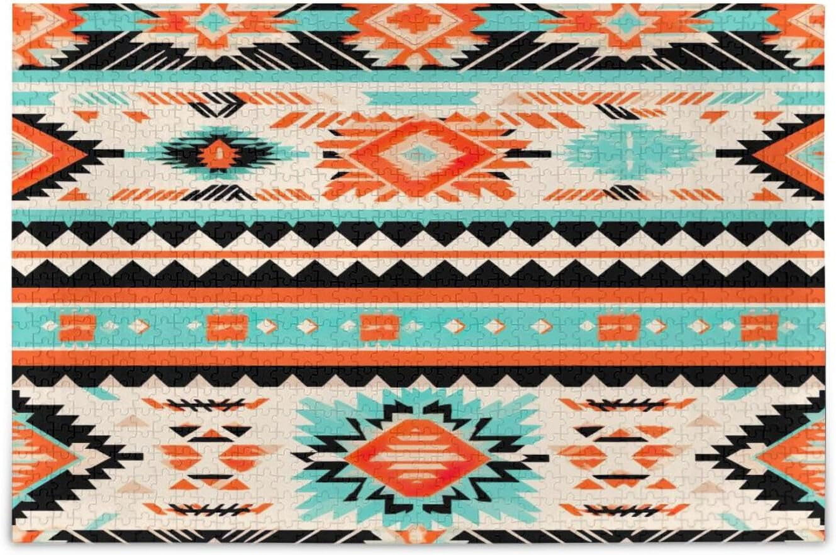 FREEAMG Colorful Tribal Art Jigsaw Puzzles for Adults 500 Piece ...