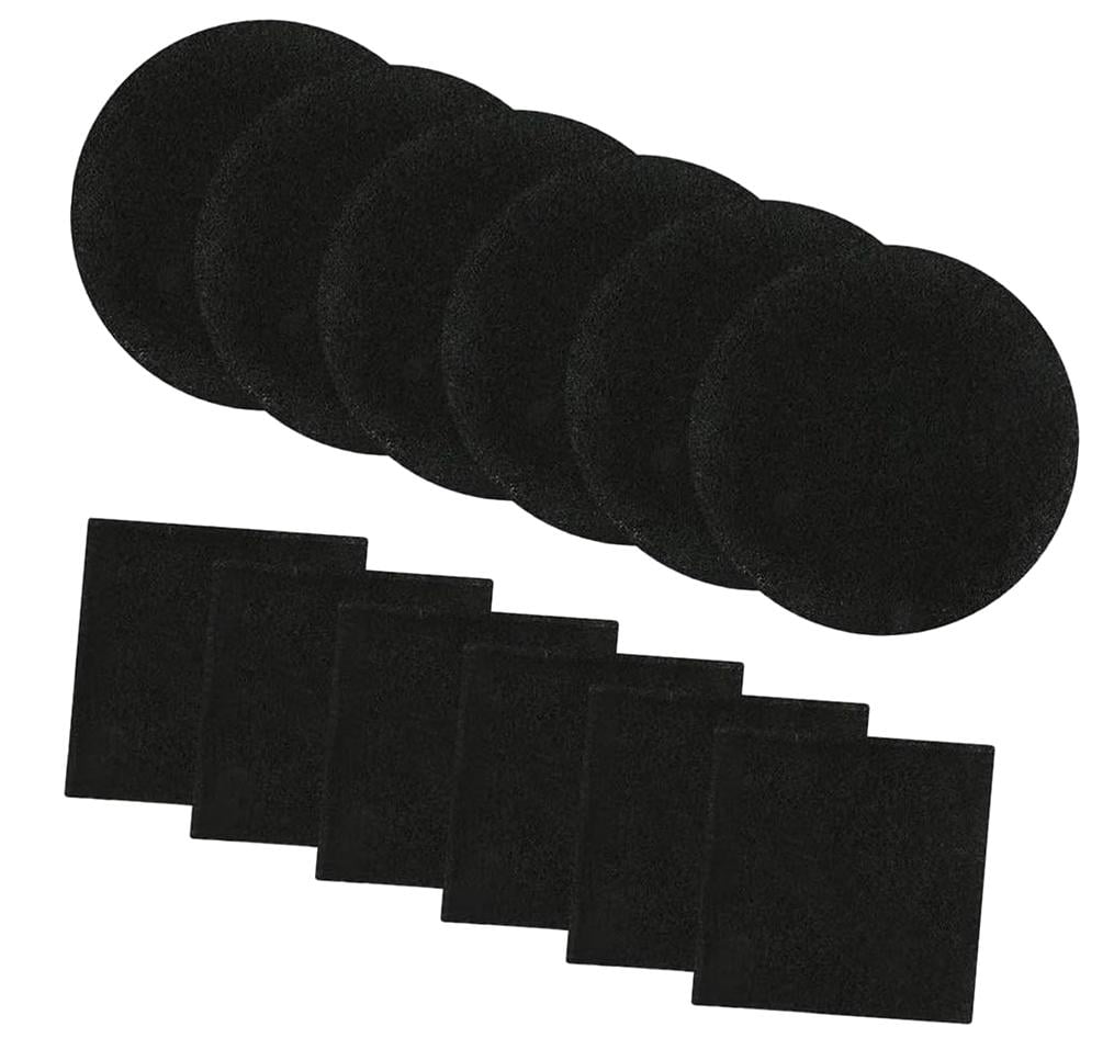FREEAMG Compost Bin Filters, 12 Pack, Activated Carbon Filters for ...