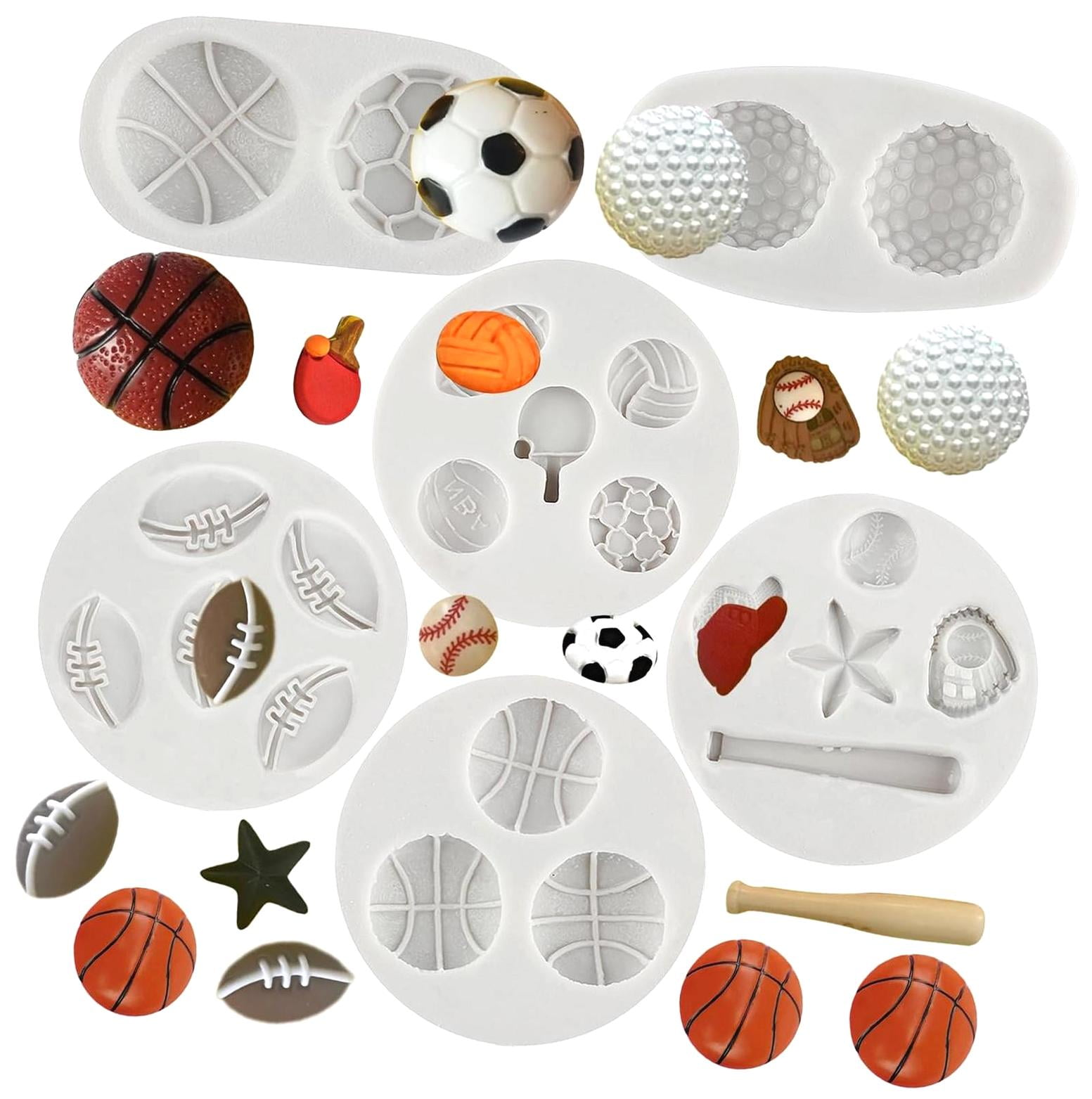 FREEAMG Controller Ball Cake Silicone Molds Football Baseball Candy ...