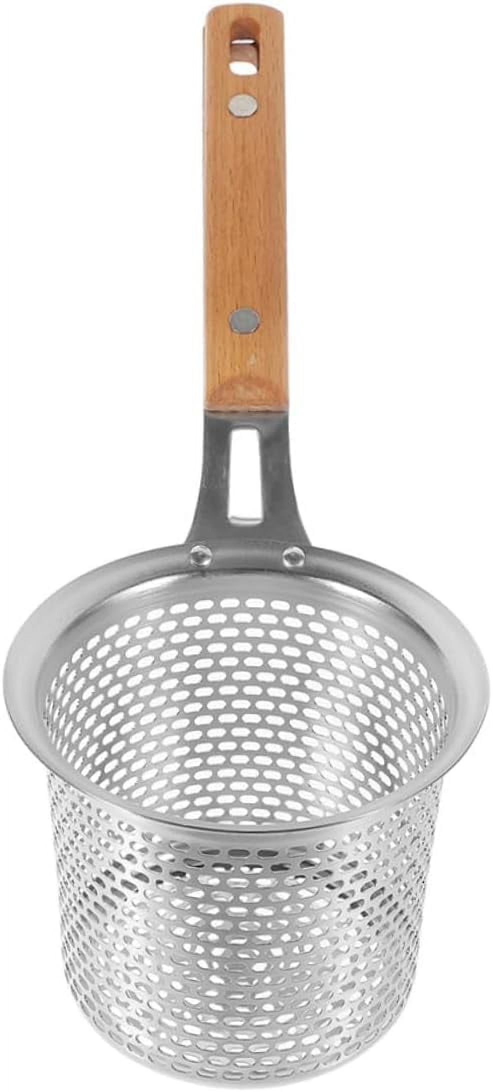 FREEAMG Coo Spaghetti Rake Noodle Strainer Handle Mesh Basket ...