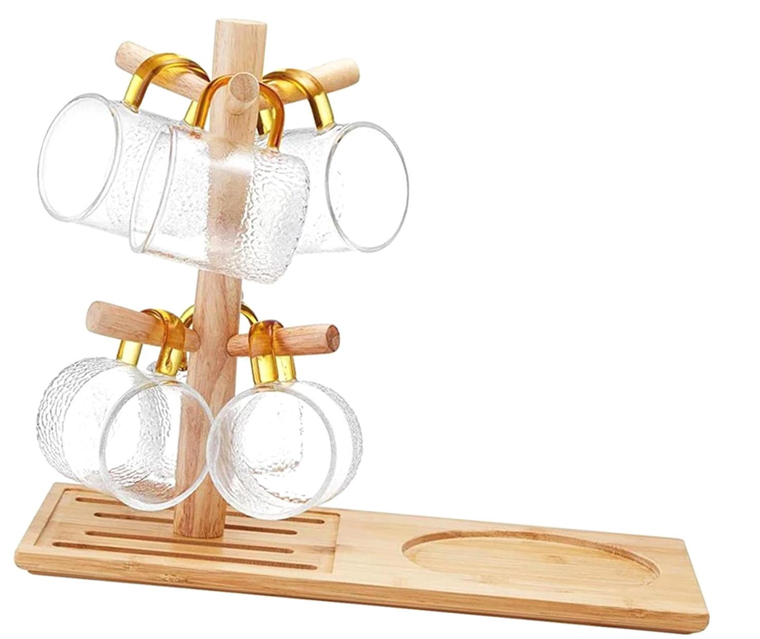 FREEAMG Countertop Coffee Cup Holder, Office Coffee Station Mug Tree ...