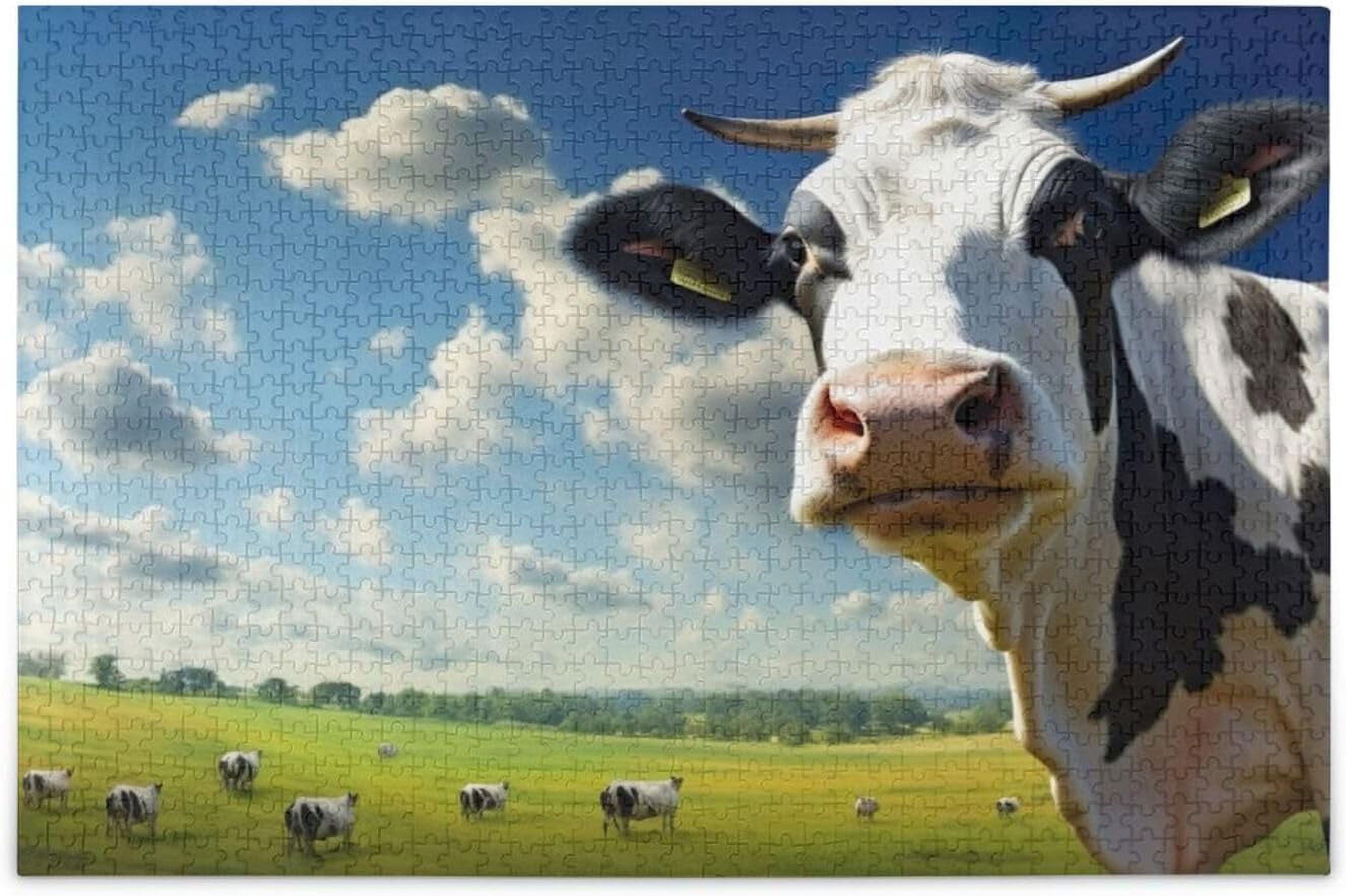FREEAMG Cow Puzzles for Adults 500 Pieces, Adults and Kids Ntellectual ...