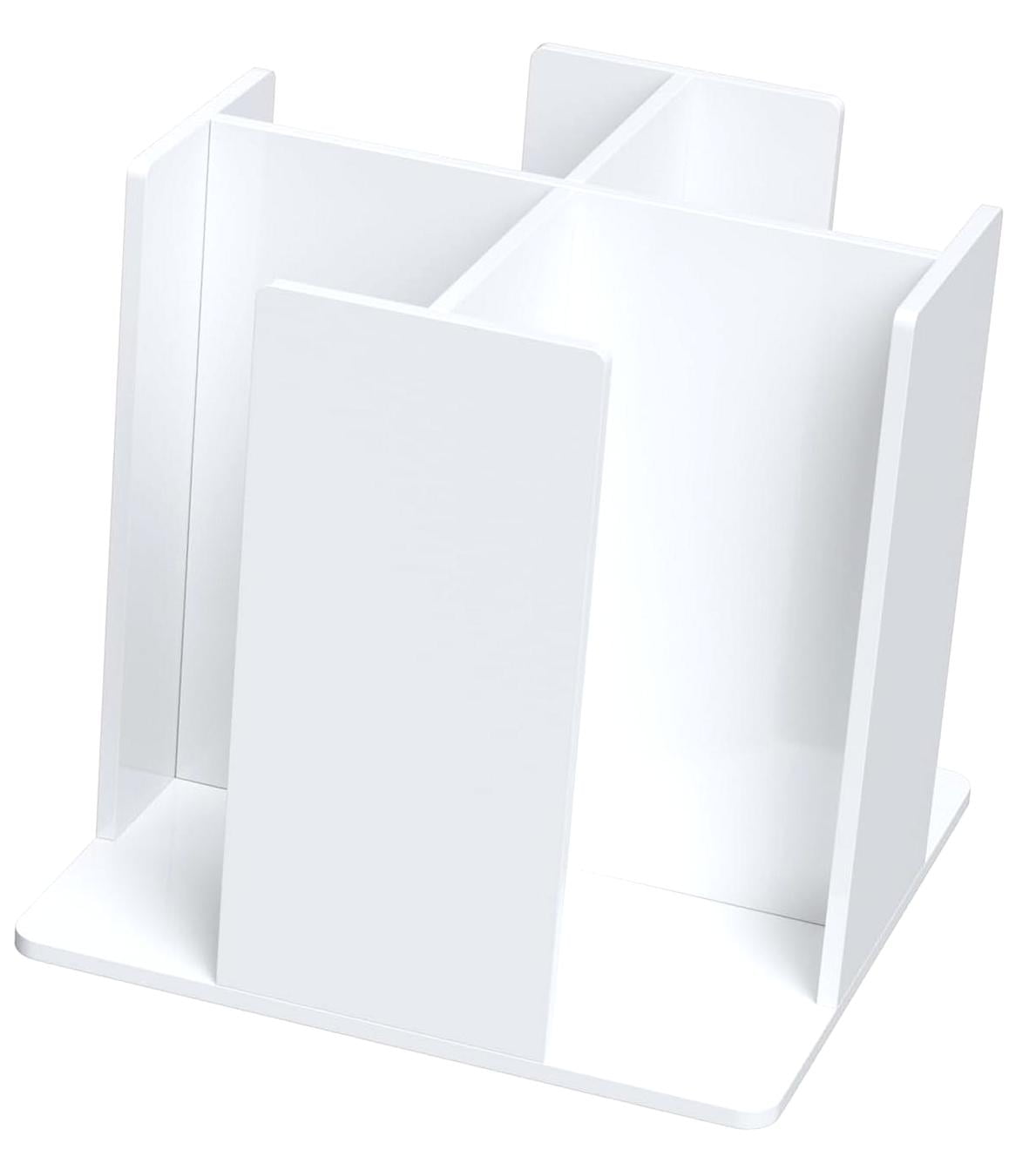 FREEAMG Cup and Lid Holder, 4 Compartment, Square | Rotating Coffee Cup ...