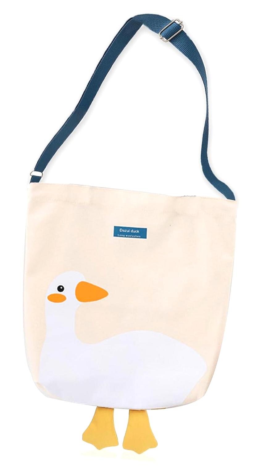 FREEAMG Cute 3D Design Canvas Tote, Cotton Cloth Bag for Lunch, Grocery ...