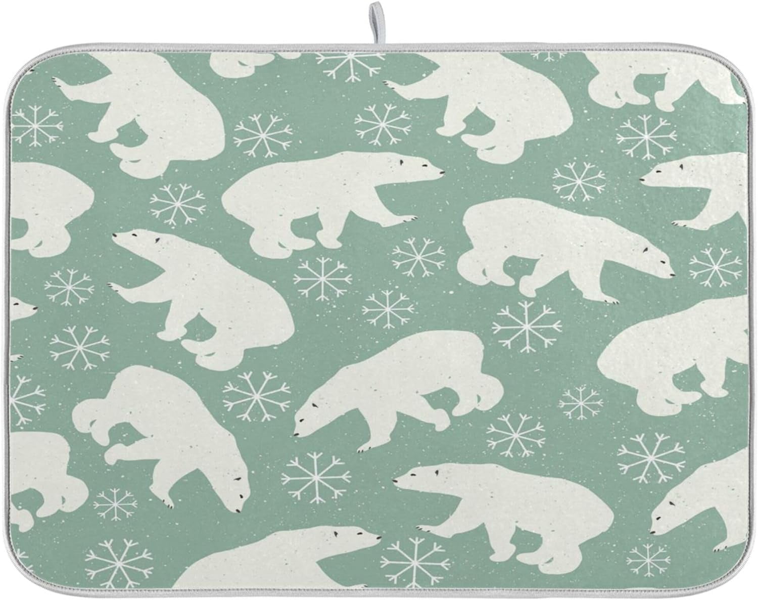 FREEAMG Cute Bear Dish Drying Mats for Kitchen Counter, Heat-Resistant ...