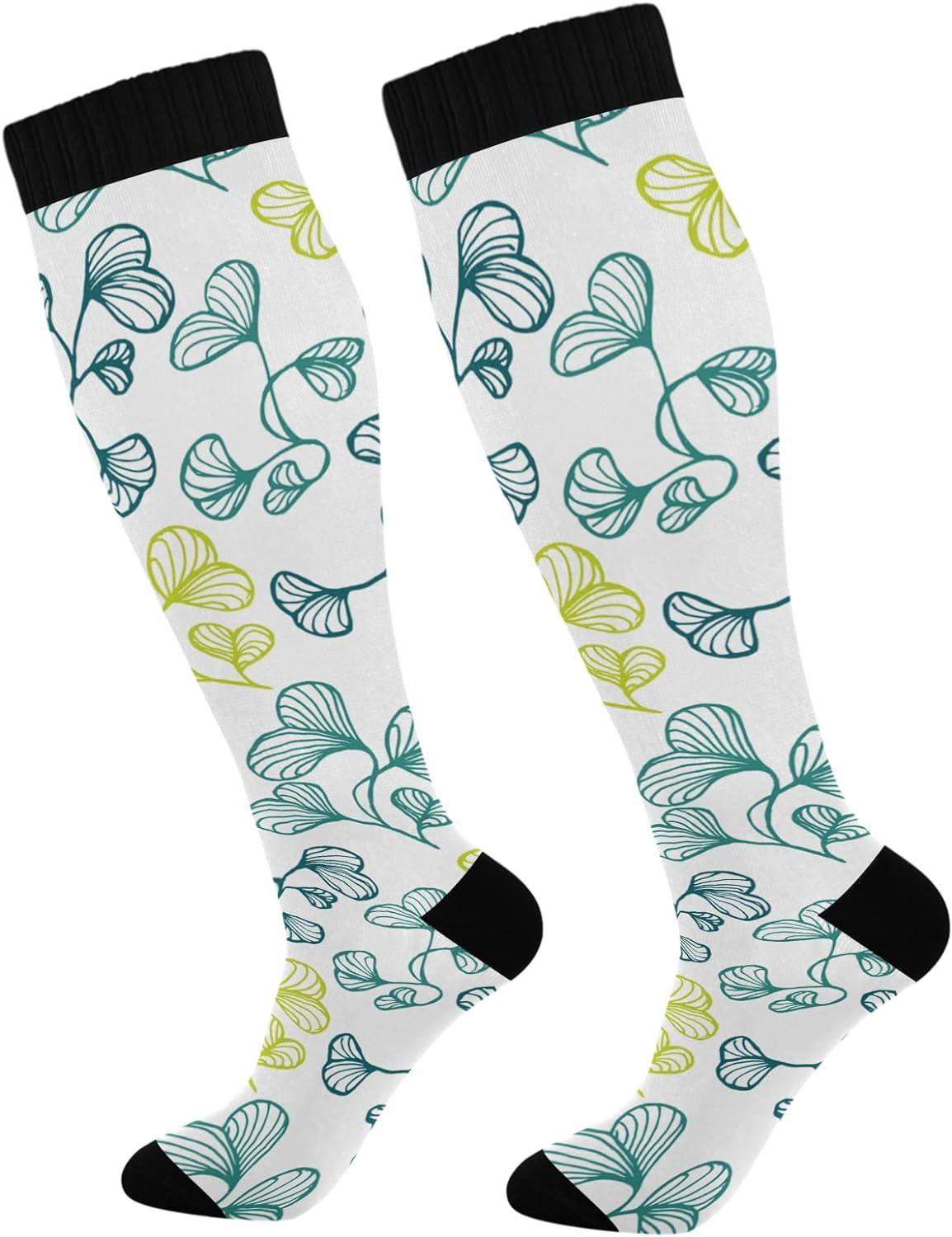 FREEAMG Cute Beauty and Beast Compression Socks for Women and Men, 1 ...